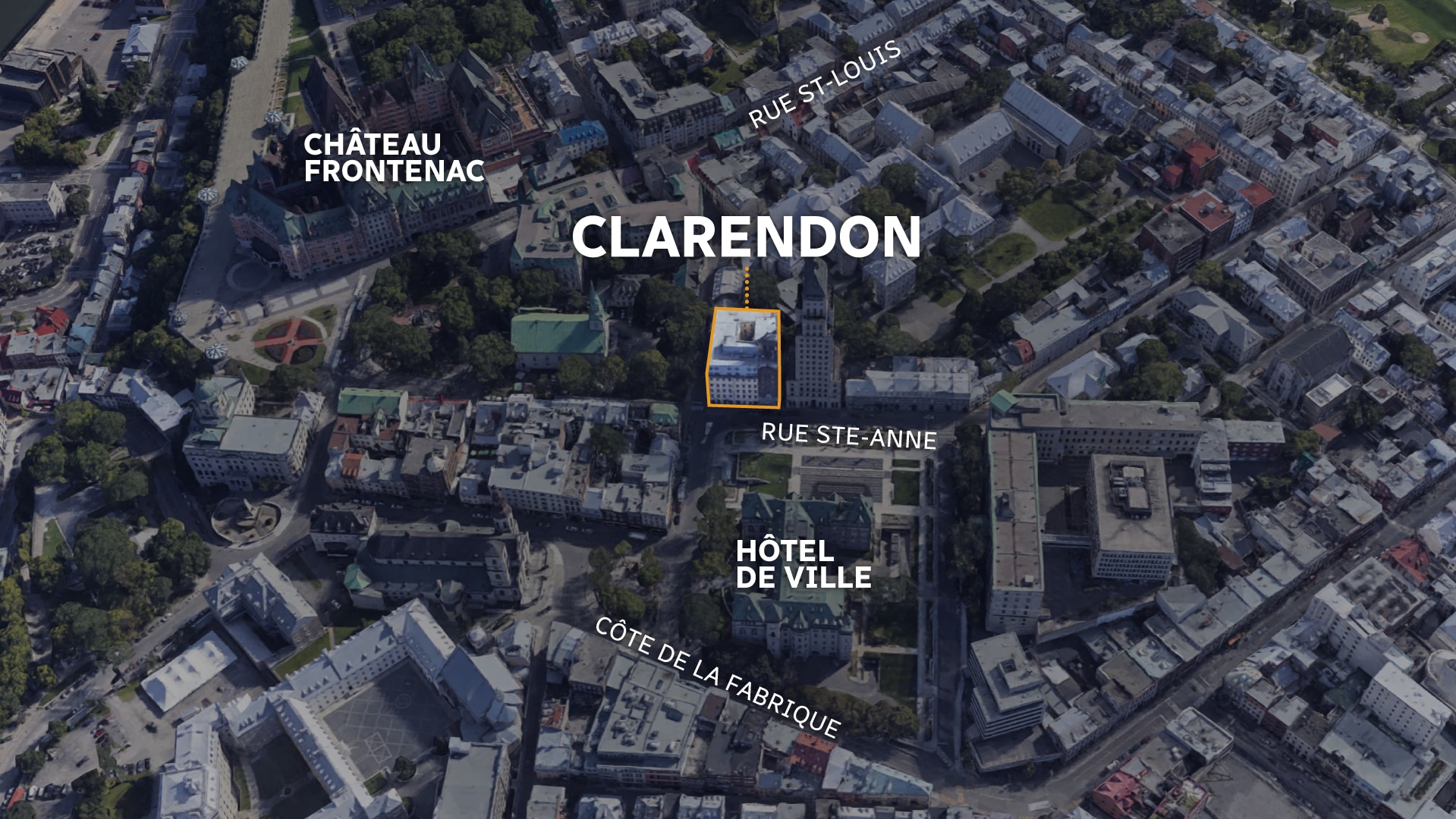 Incendie à l’Hôtel Clarendon, au coeur du Vieux-Québec | Radio-Canada.ca