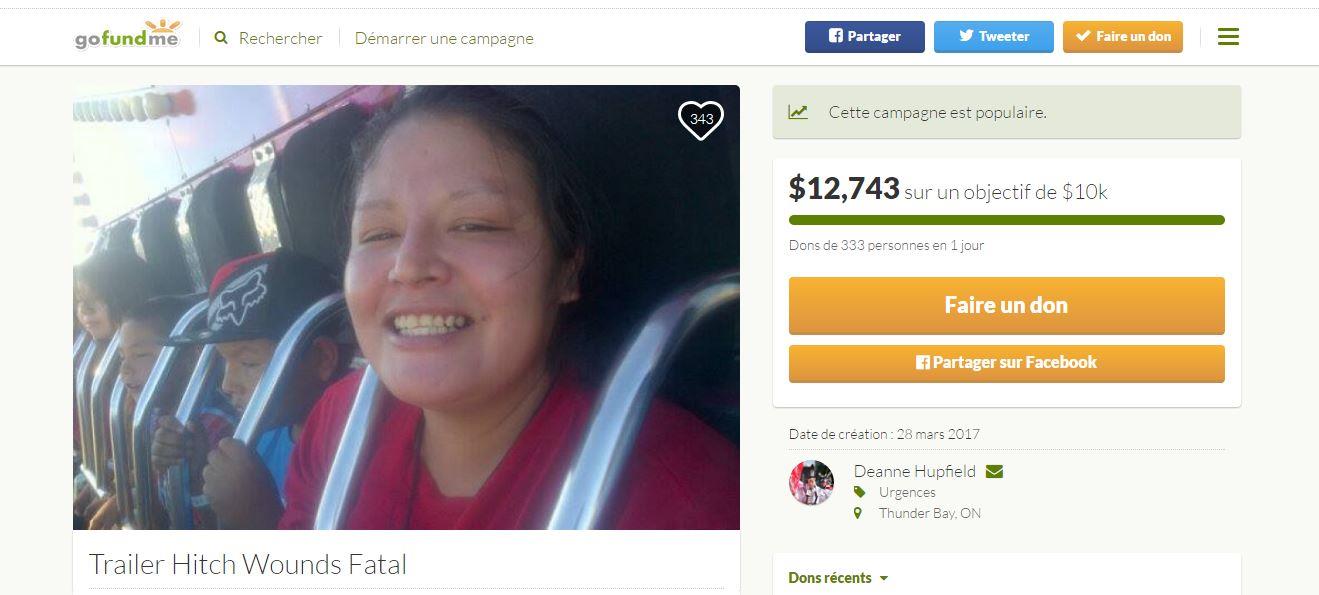 La femme autochtone victime d'une attaque impliquant une boule d ...