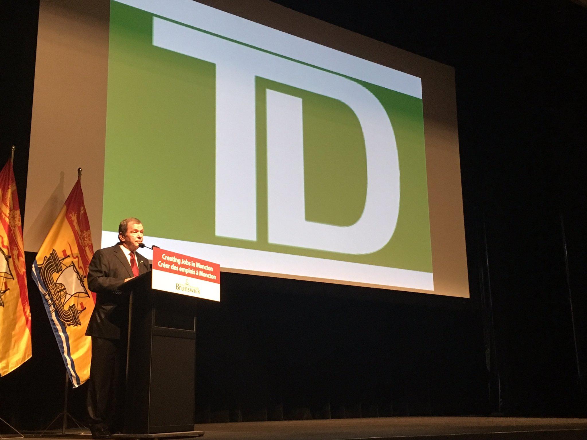 TD créera près de 575 emplois à Moncton | Radio-Canada.ca
