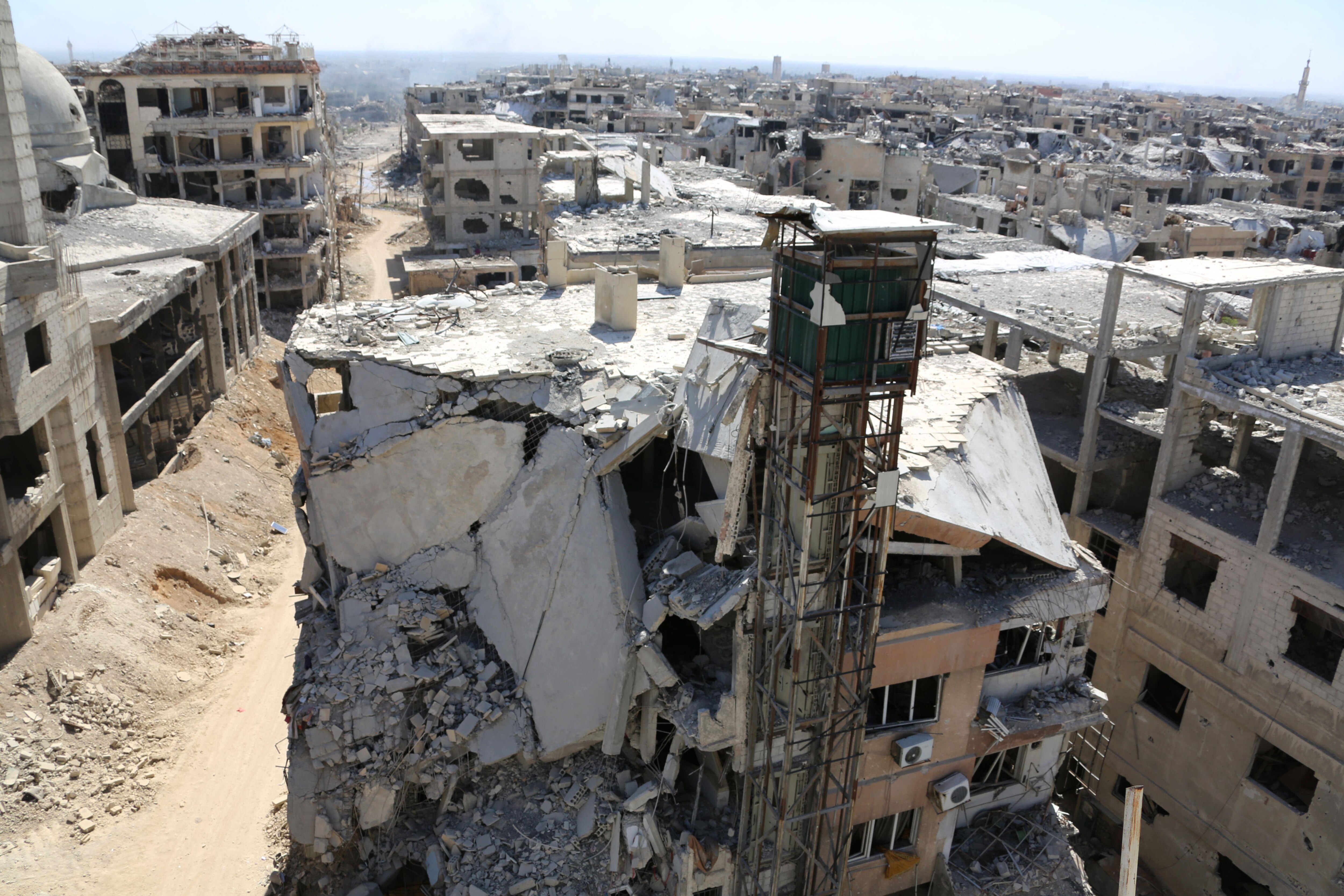 Le secteur rebelle de la Ghouta en Syrie continue de se vider de ses ...