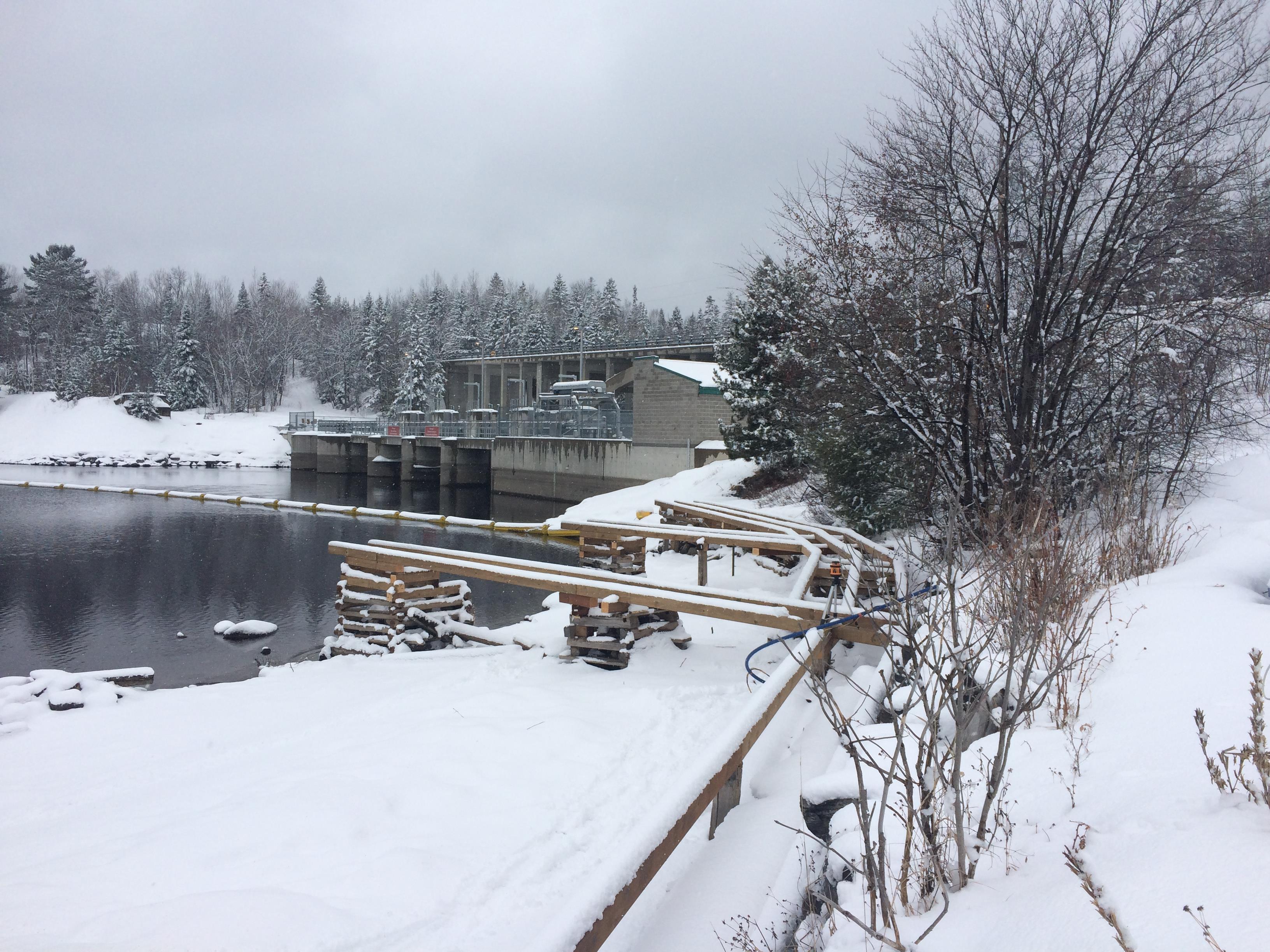 Laniel prépare son poste d'accueil pour le Parc national d'Opémican ...