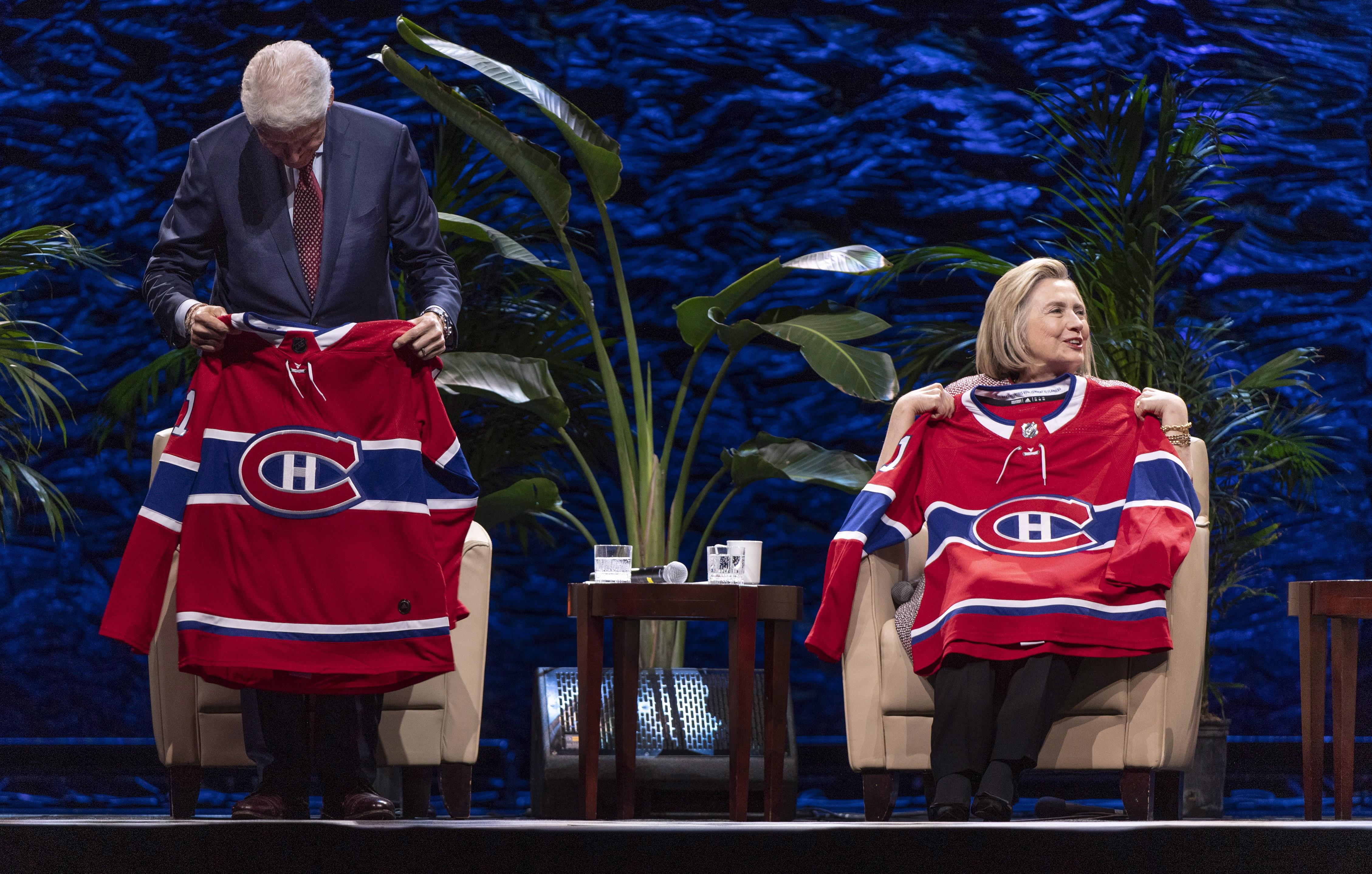 Les Clinton au Centre Bell : le Canada doit être « plus que jamais un ...