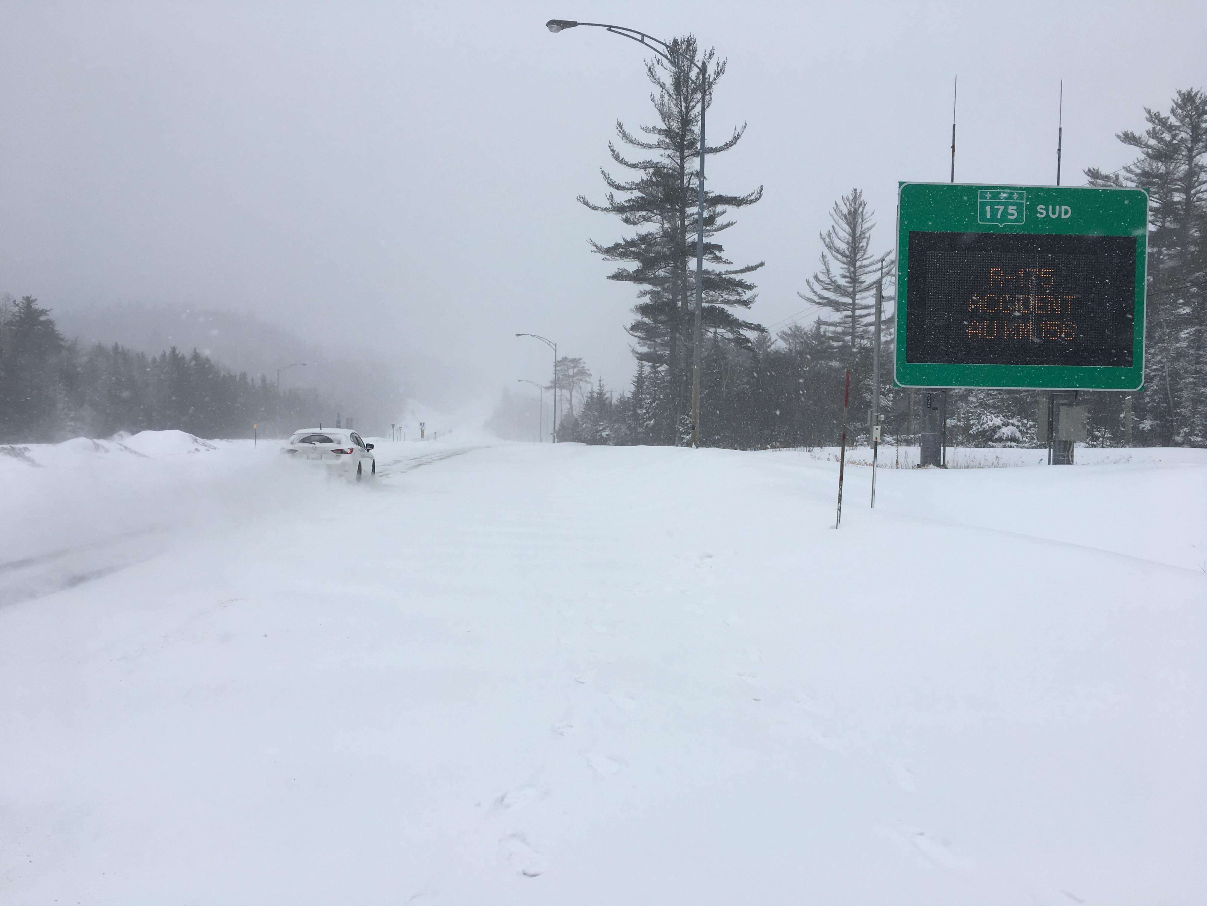 La météo complique les déplacements au Saguenay-Lac-Saint-Jean | Radio ...