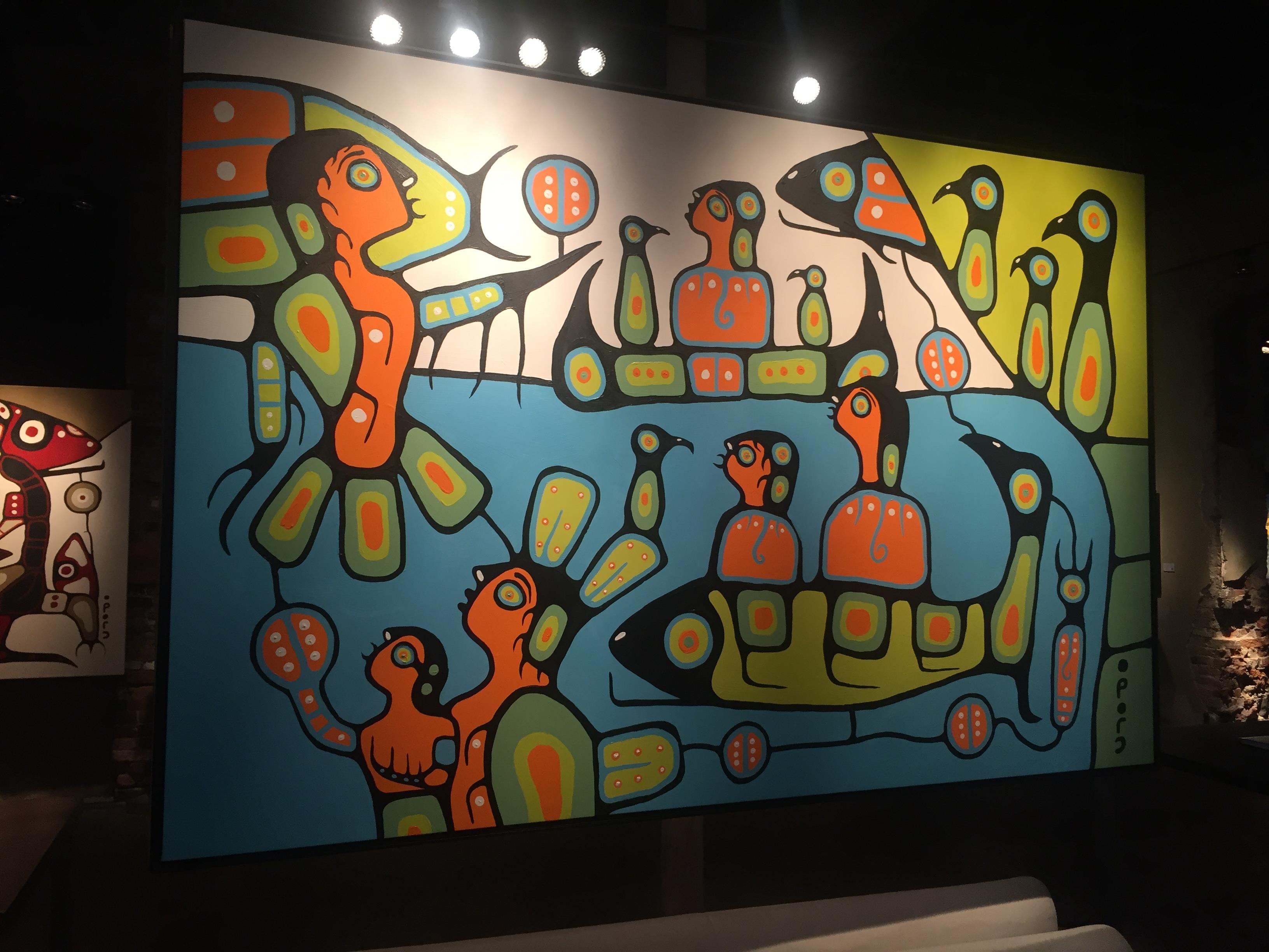 Les oeuvres de Norval et Christian Morrisseau exposées à Toronto ...