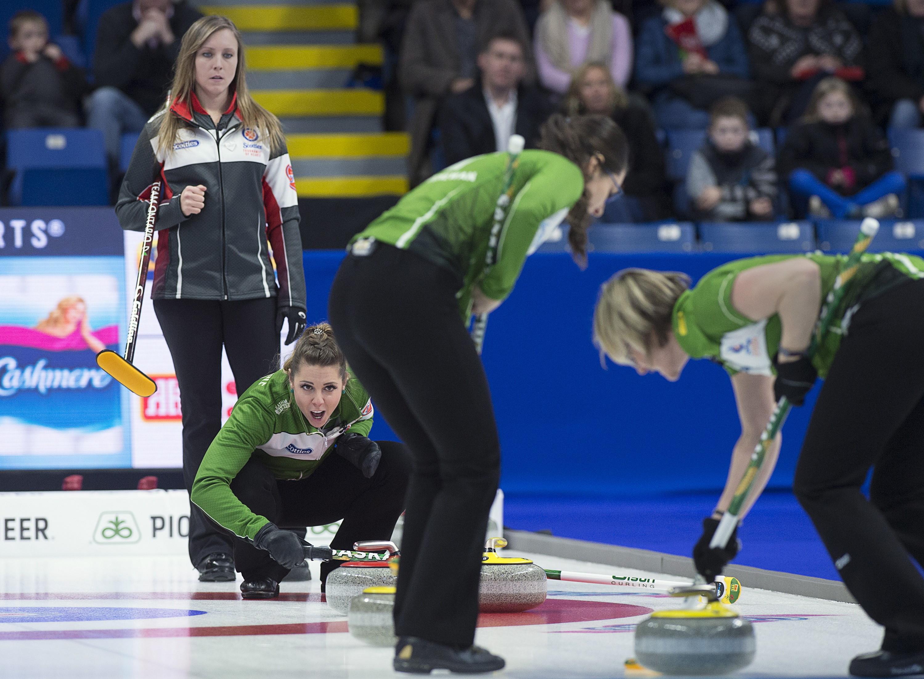 Les Saskatchewanaises s'inclinent en demi-finale au Tournoi des coeurs ...