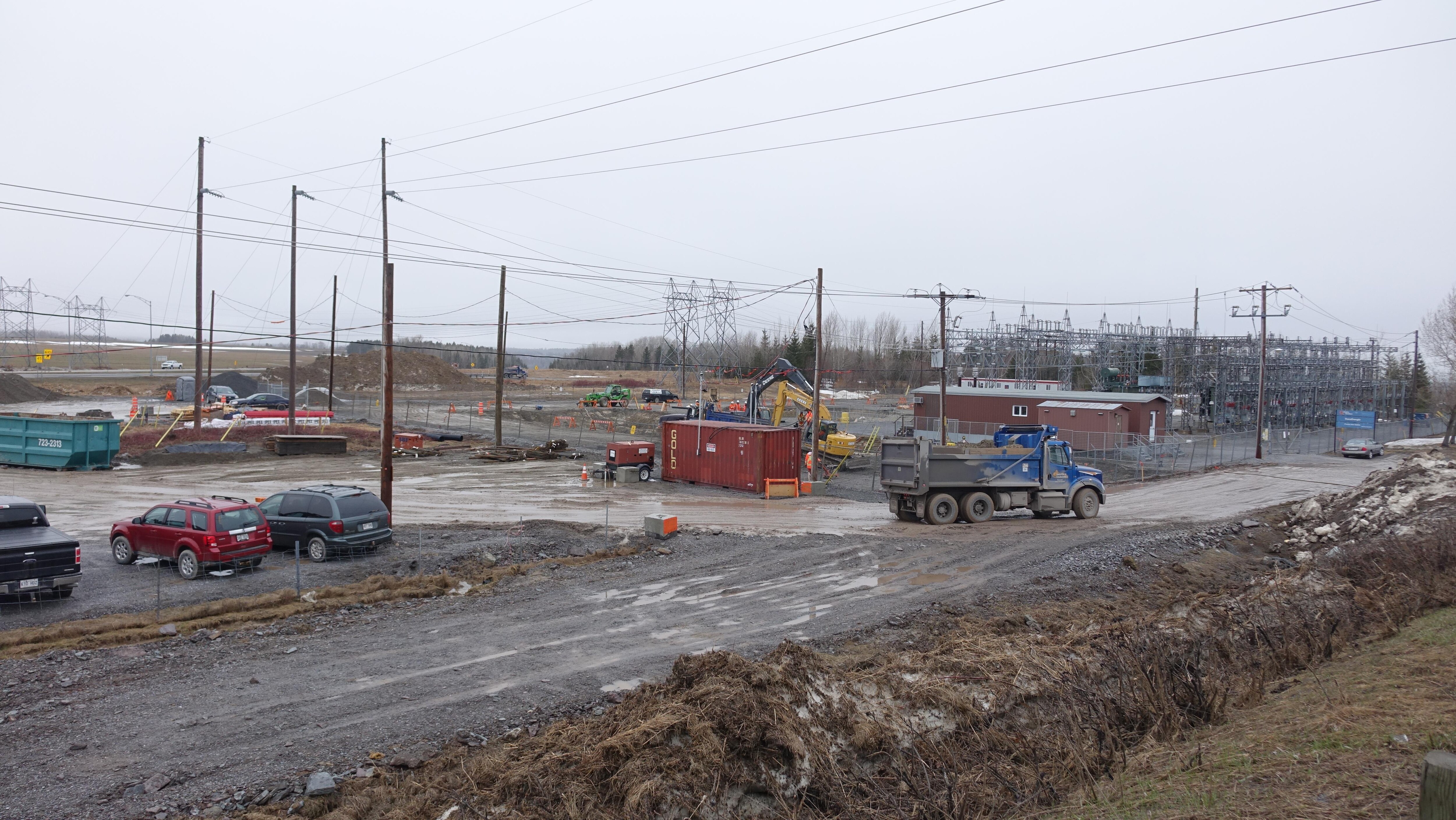 Hydro-Québec construit un nouveau poste de distribution à Rimouski ...