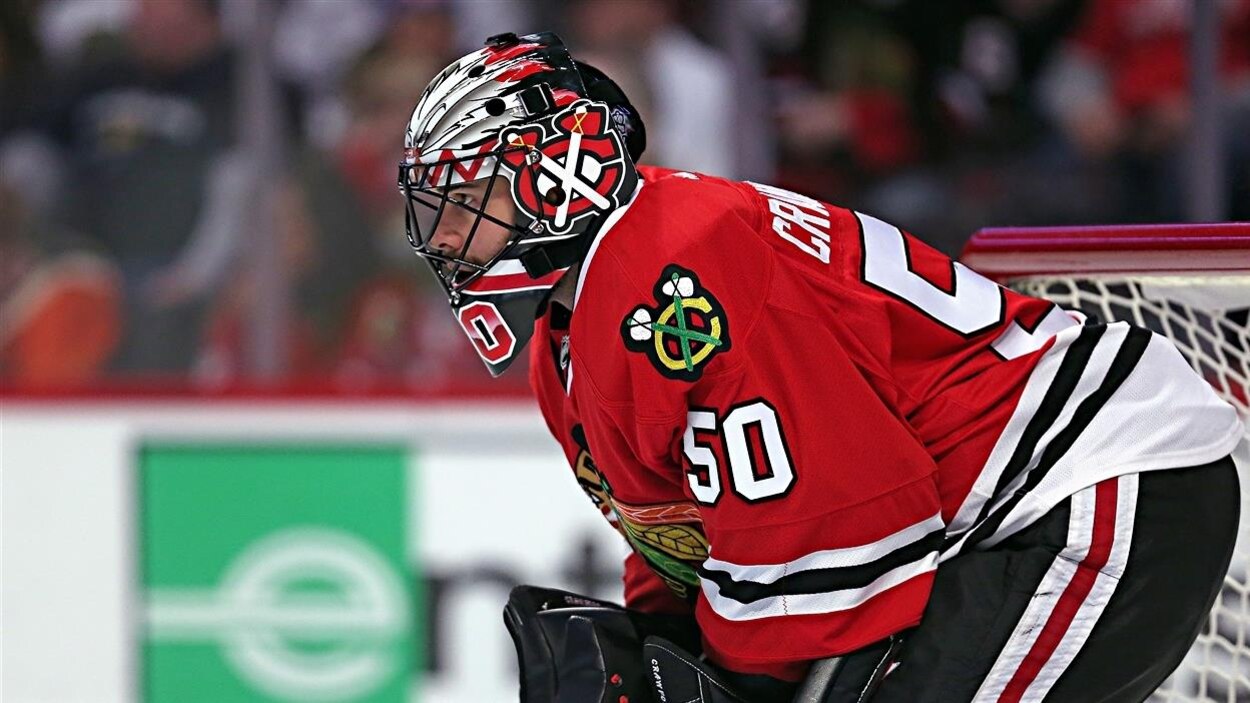 Corey Crawford sur la liste des blessés, Jean-François Bérubé rappelé ...