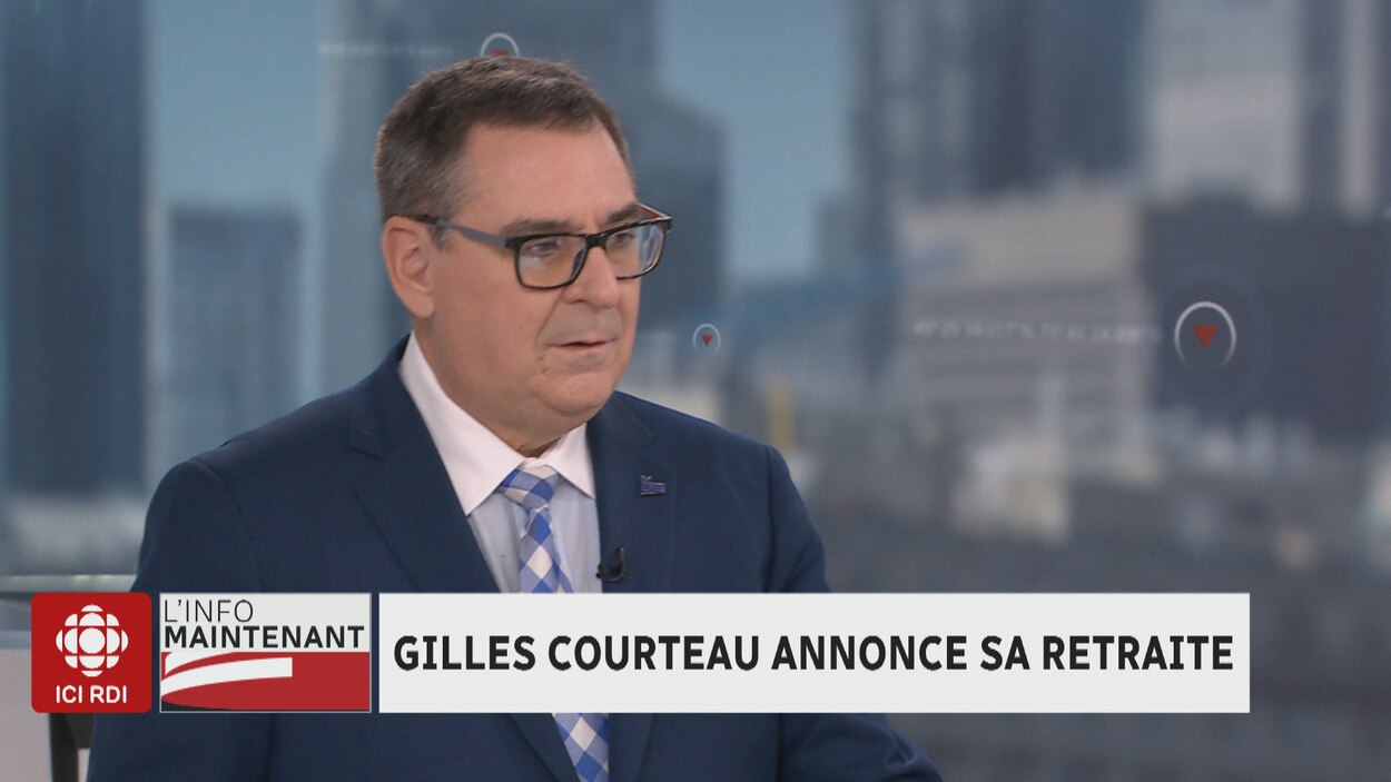 Entrevue avec Gilles Courteau, qui tire sa révérence | Radio-Canada