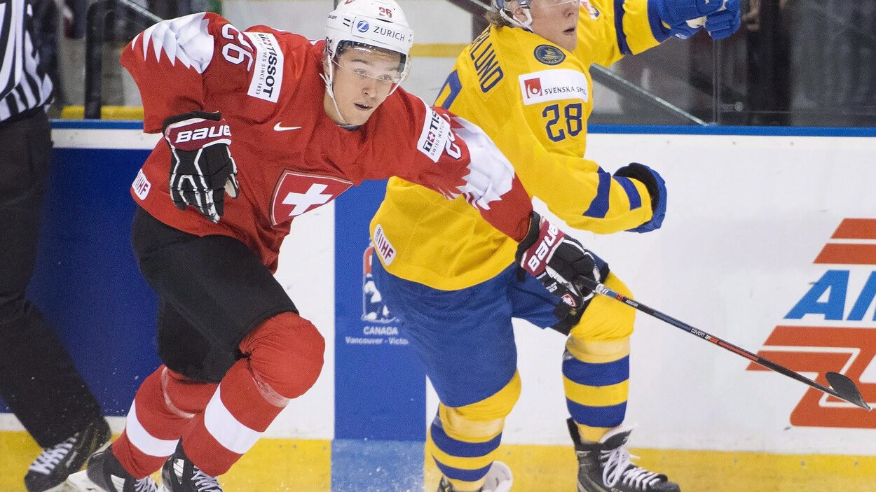 Le défenseur des Olympiques de Gatineau David Aebischer est fier de la ...