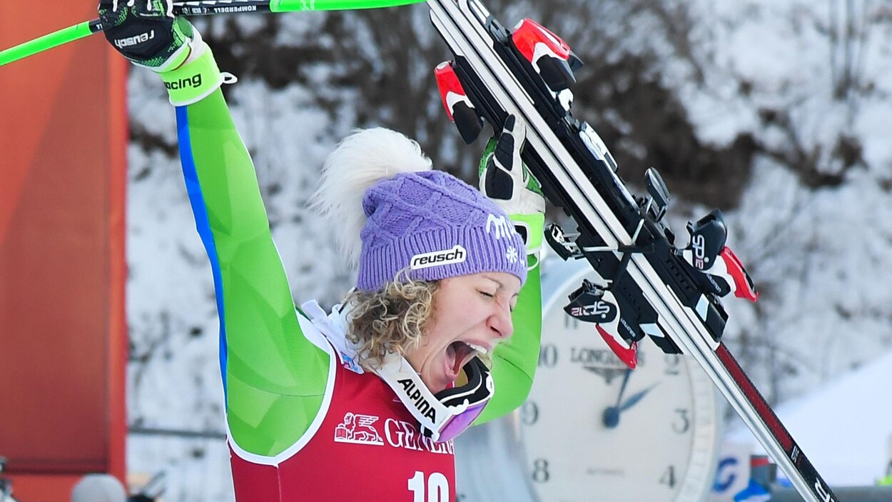 Valérie Grenier 31e à Val Gardena, Stuhec l'emporte | Radio-Canada