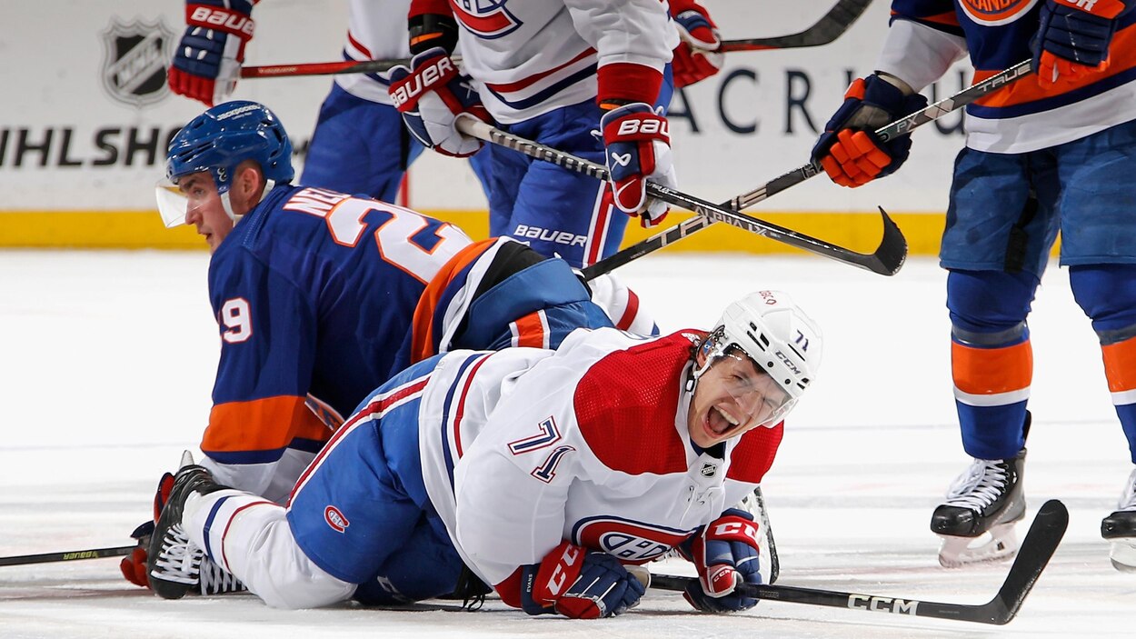 Un autre lent début de match coule le Canadien à Long Island | Radio-Canada