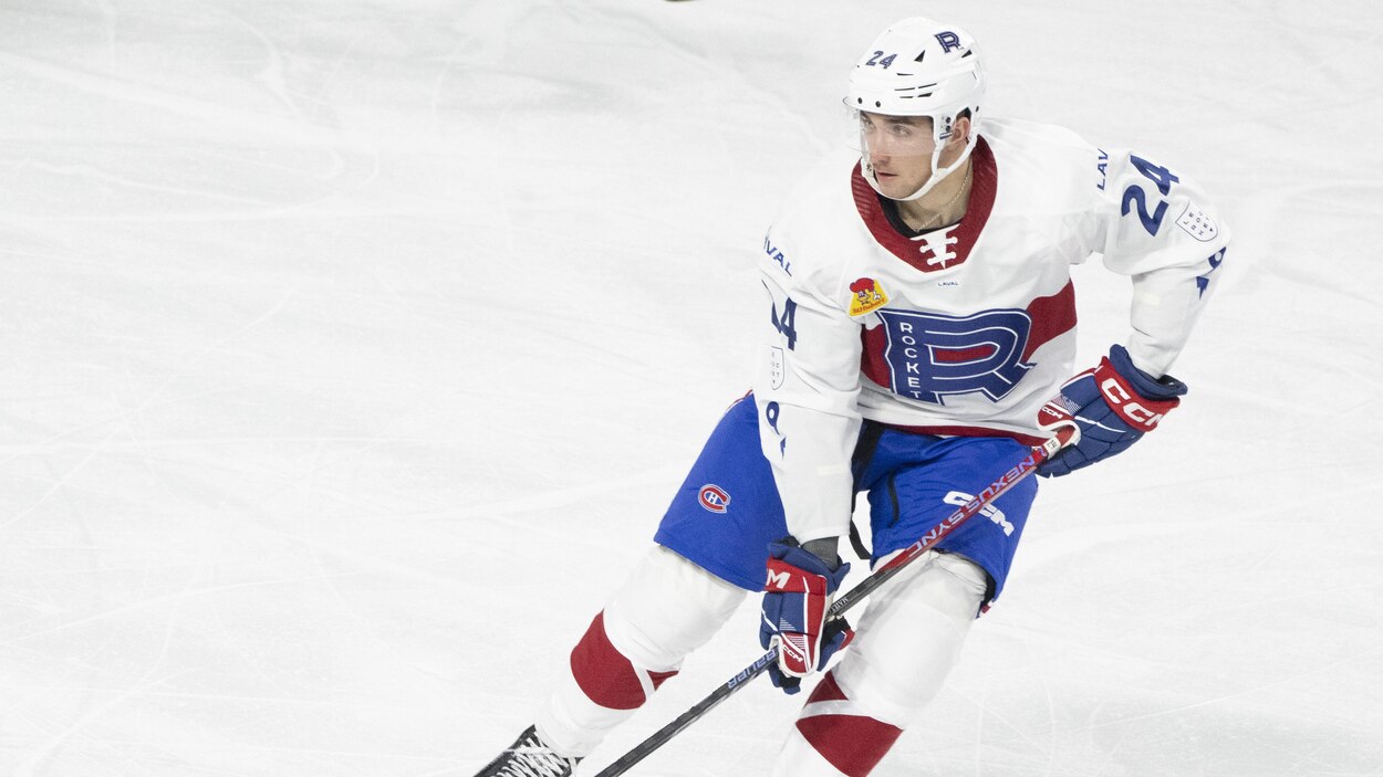Porté par Logan Mailloux, le Rocket réussit son entrée | Radio-Canada