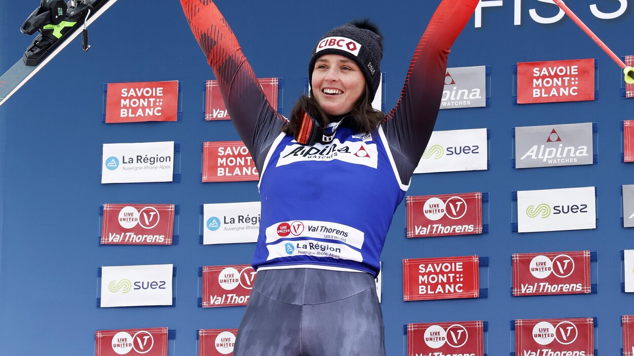 Marielle Thompson remporte l'argent à Val Thorens | Radio-Canada