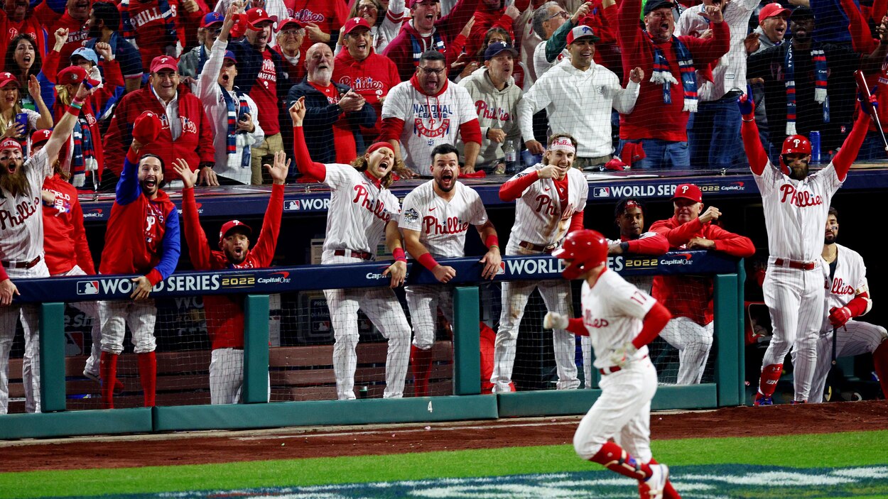 Les Phillies cognent cinq circuits et gagnent le 3e match de la Série ...