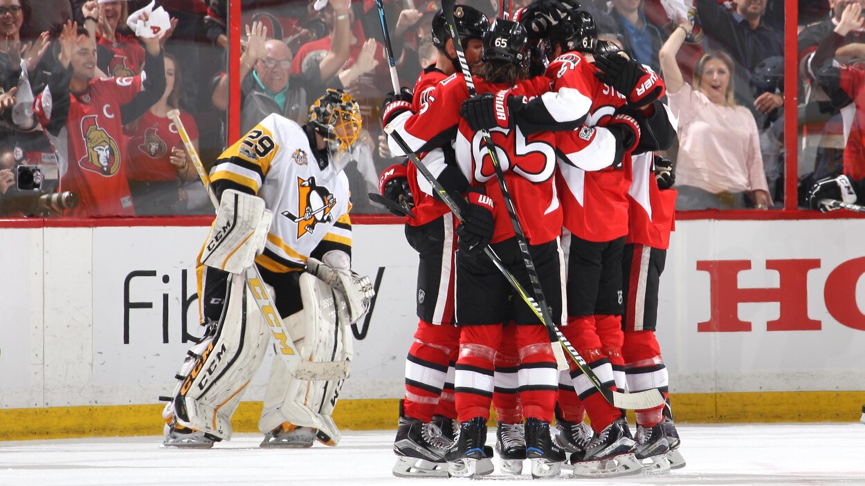 Les Sénateurs ne laissent aucune chance aux Penguins | Radio-Canada