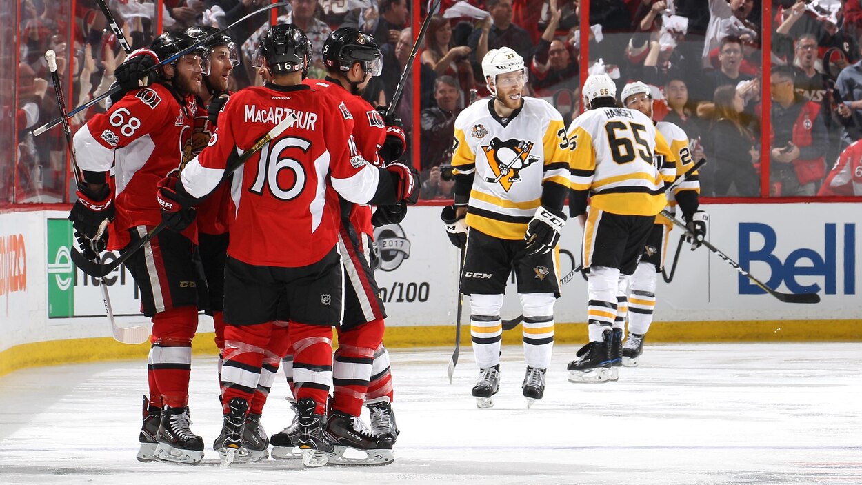 Les Sénateurs et les Penguins iront à la limite | Radio-Canada