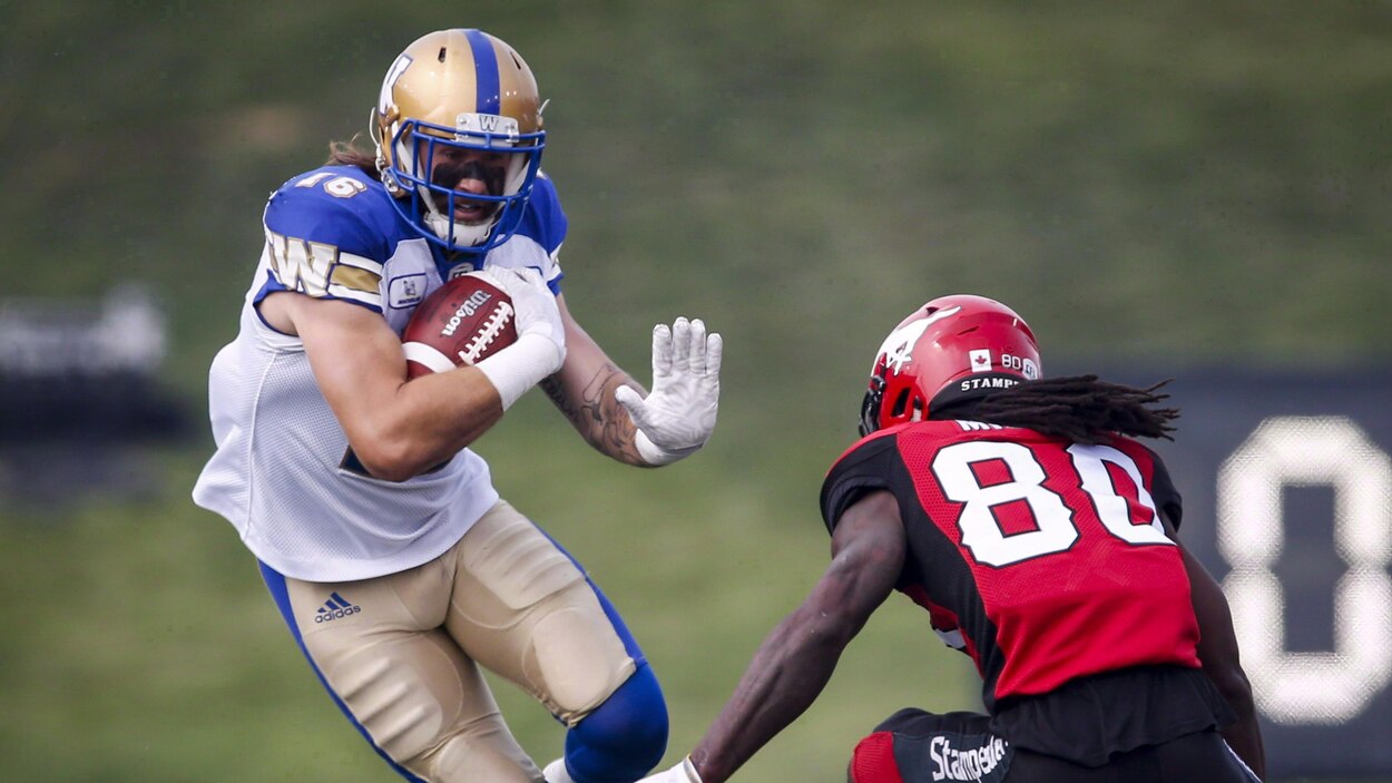 Les Alouettes s'entendent avec Taylor Loffler | Radio-Canada