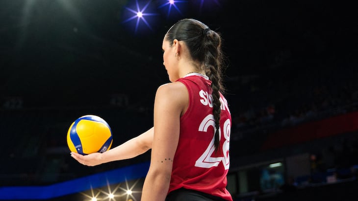 Ligue des nations de volleyball (F) : Canada c. France