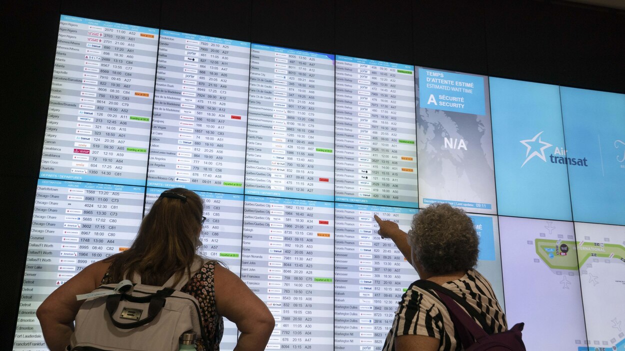 De nombreux vols retardés dans les aéroports canadiens en raison d’une ...