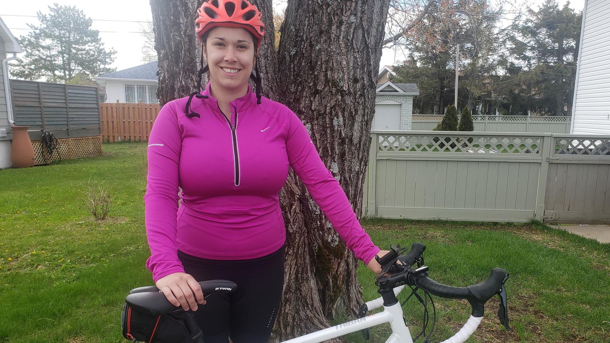 Prévention du suicide : Alexandra Bernier clôture son parcours à vélo ...