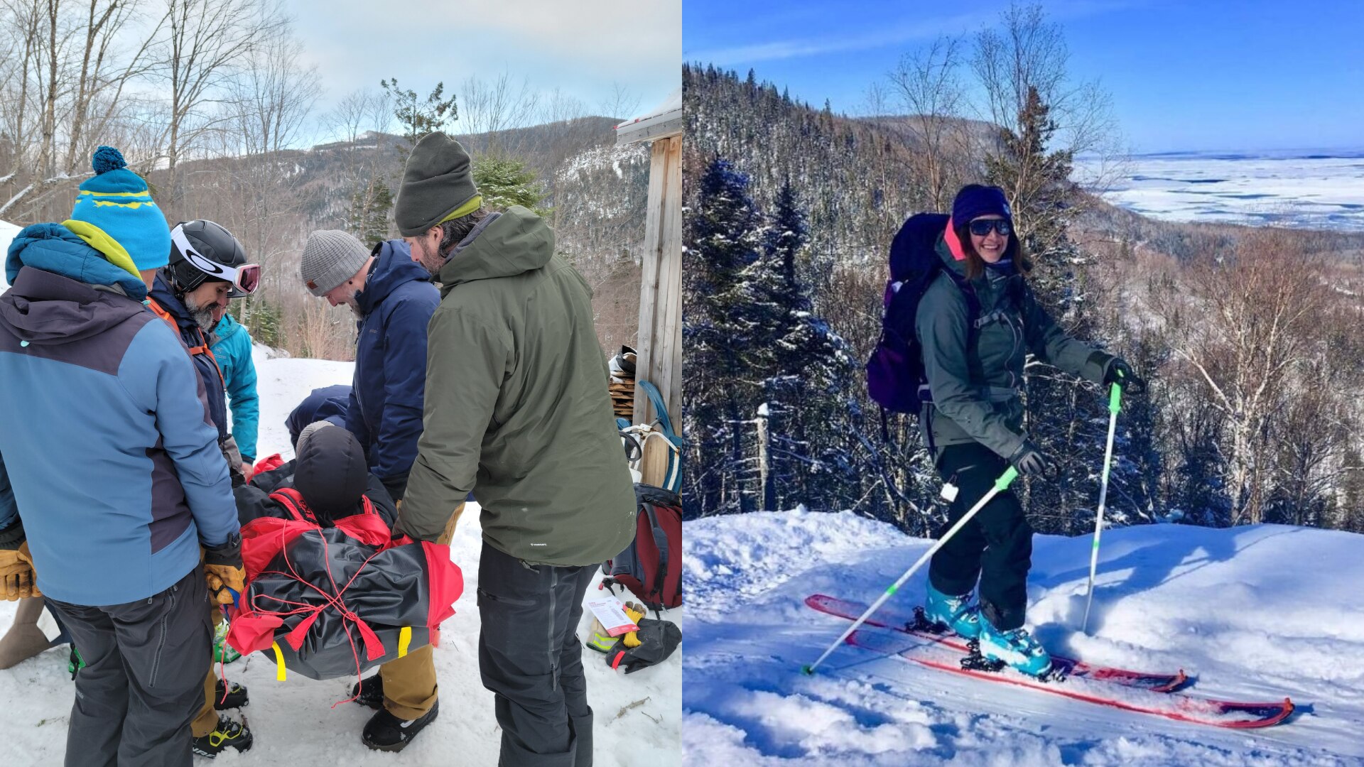 Entraînement de sécurité en montagne pour l’équipe de Cap Castor ...