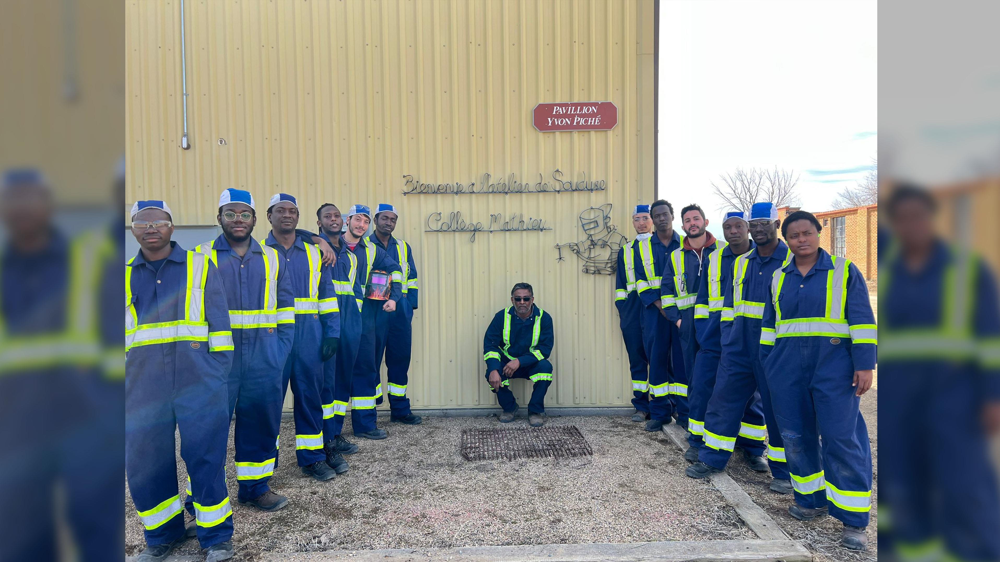 La plus grande cohorte du programme de soudure du Collège Mathieu ...