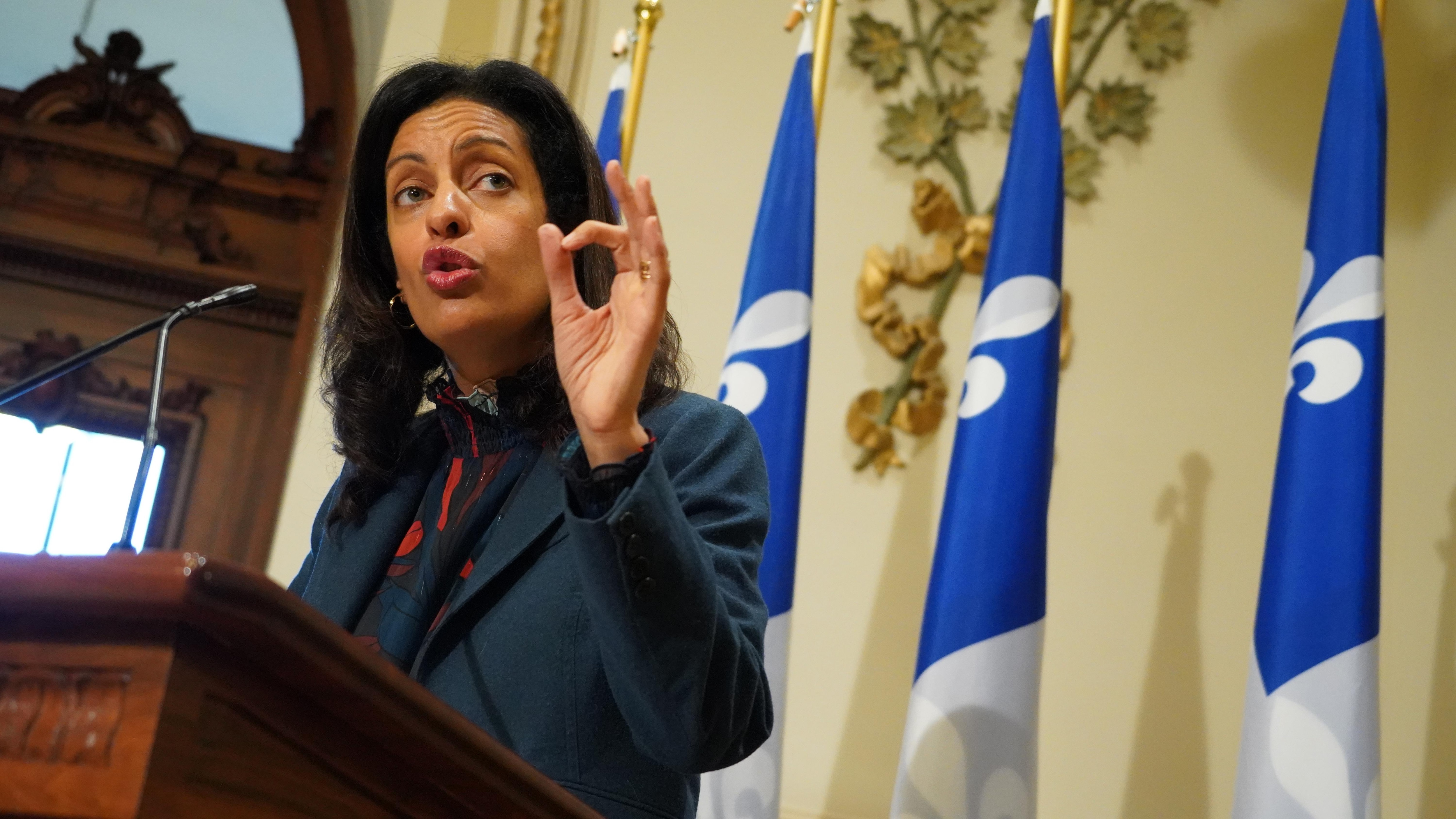 Tournée aux Îles pour la cheffe du PLQ Dominique Anglade | OHdio ...