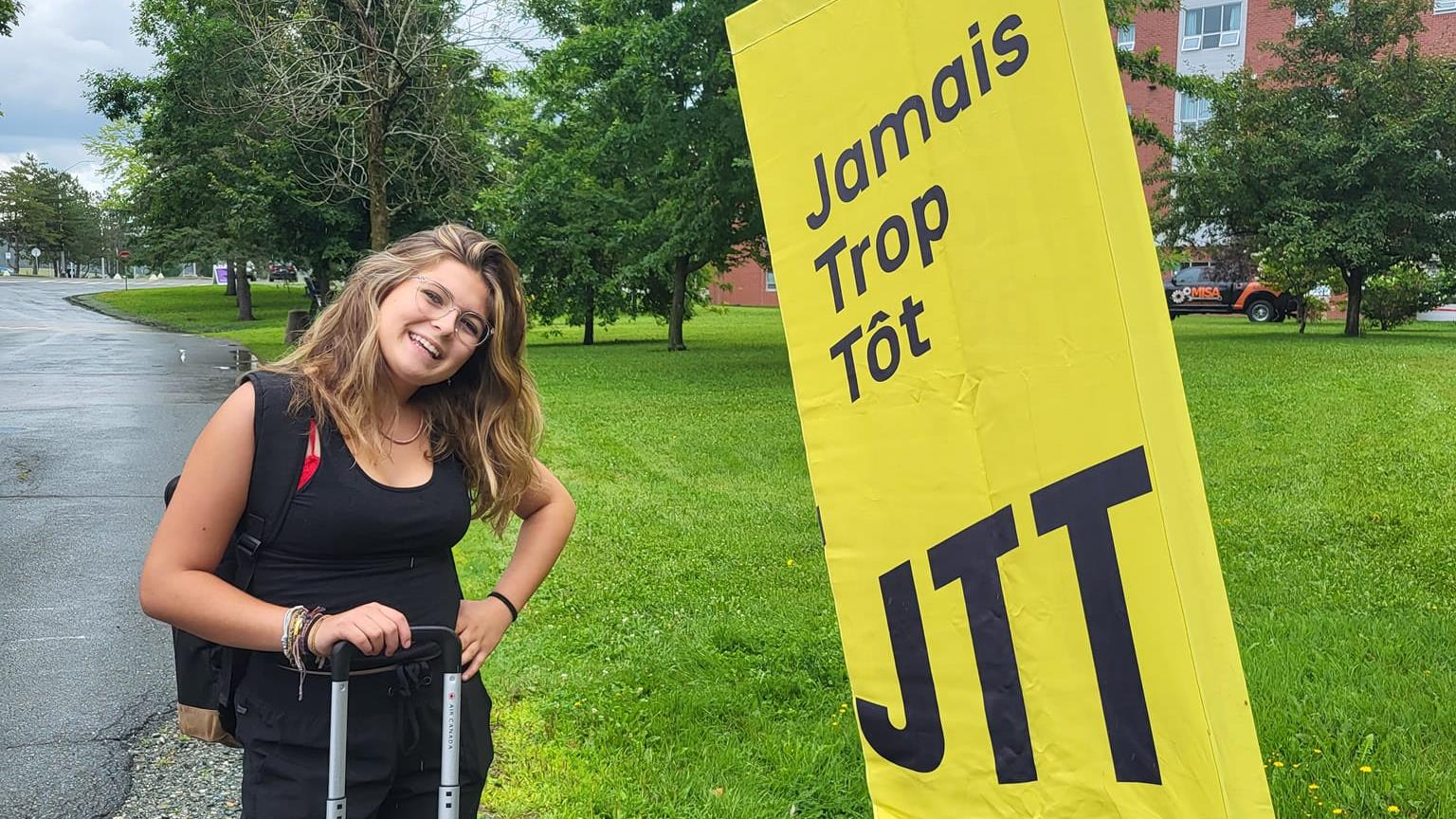 Dominique Fréchette était une des 24 interprètes en spectacle à Granby ...