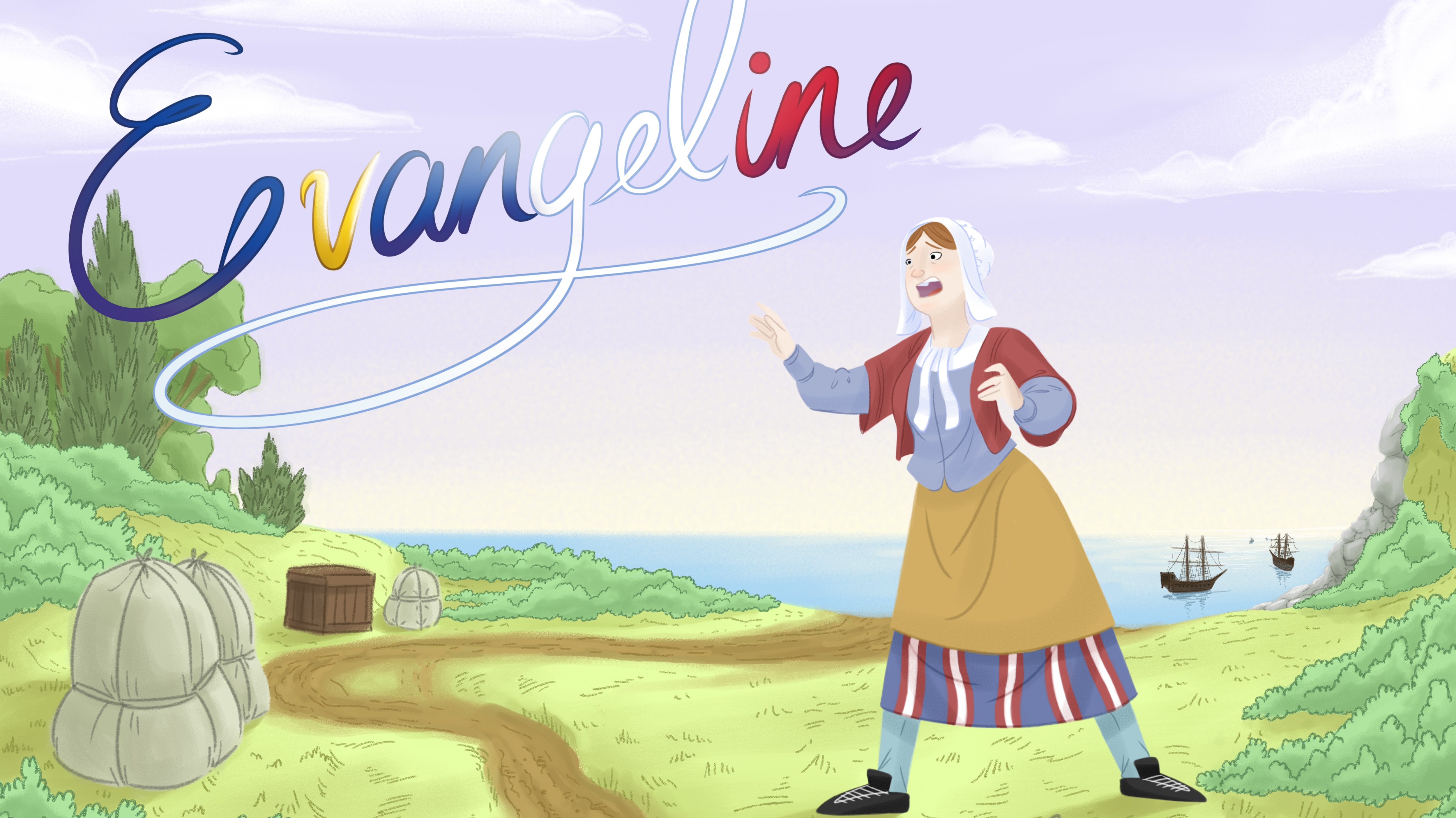 Un roman graphique intitulé Évangéline en phase de production. | OHdio ...