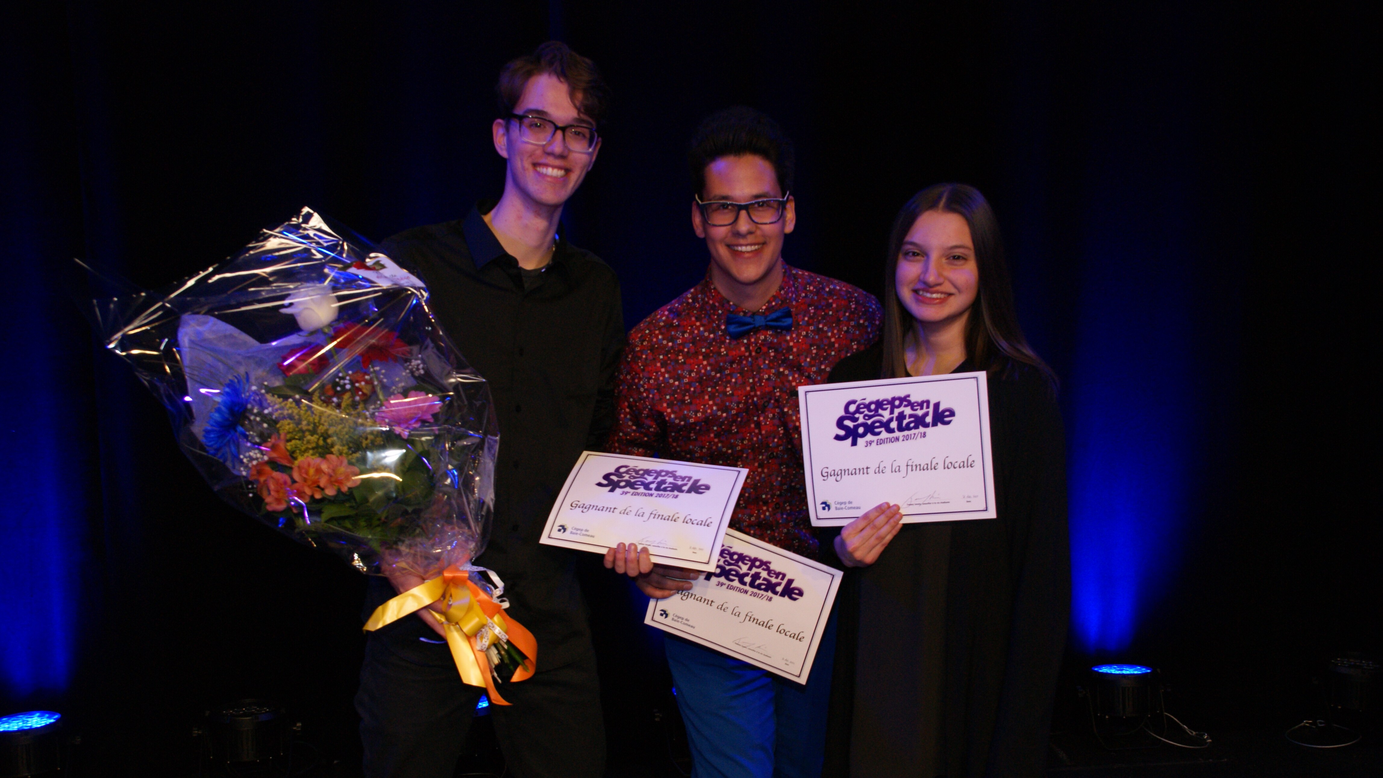 Benjamin Salgado, gagnant de la finale locale de Cégeps en spectacle à ...