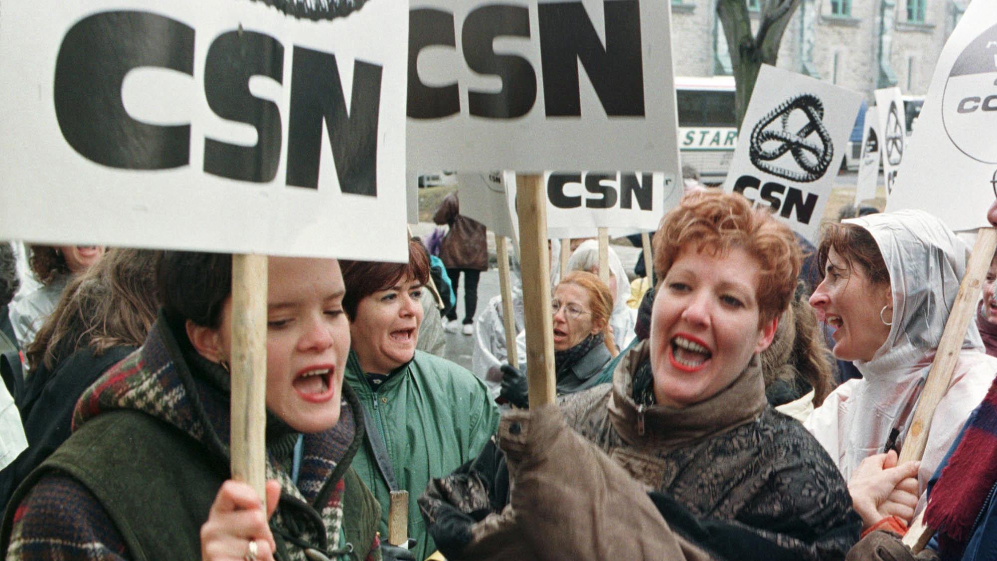 La CSN et ses 100 ans de lutte syndicale | OHdio | Radio-Canada