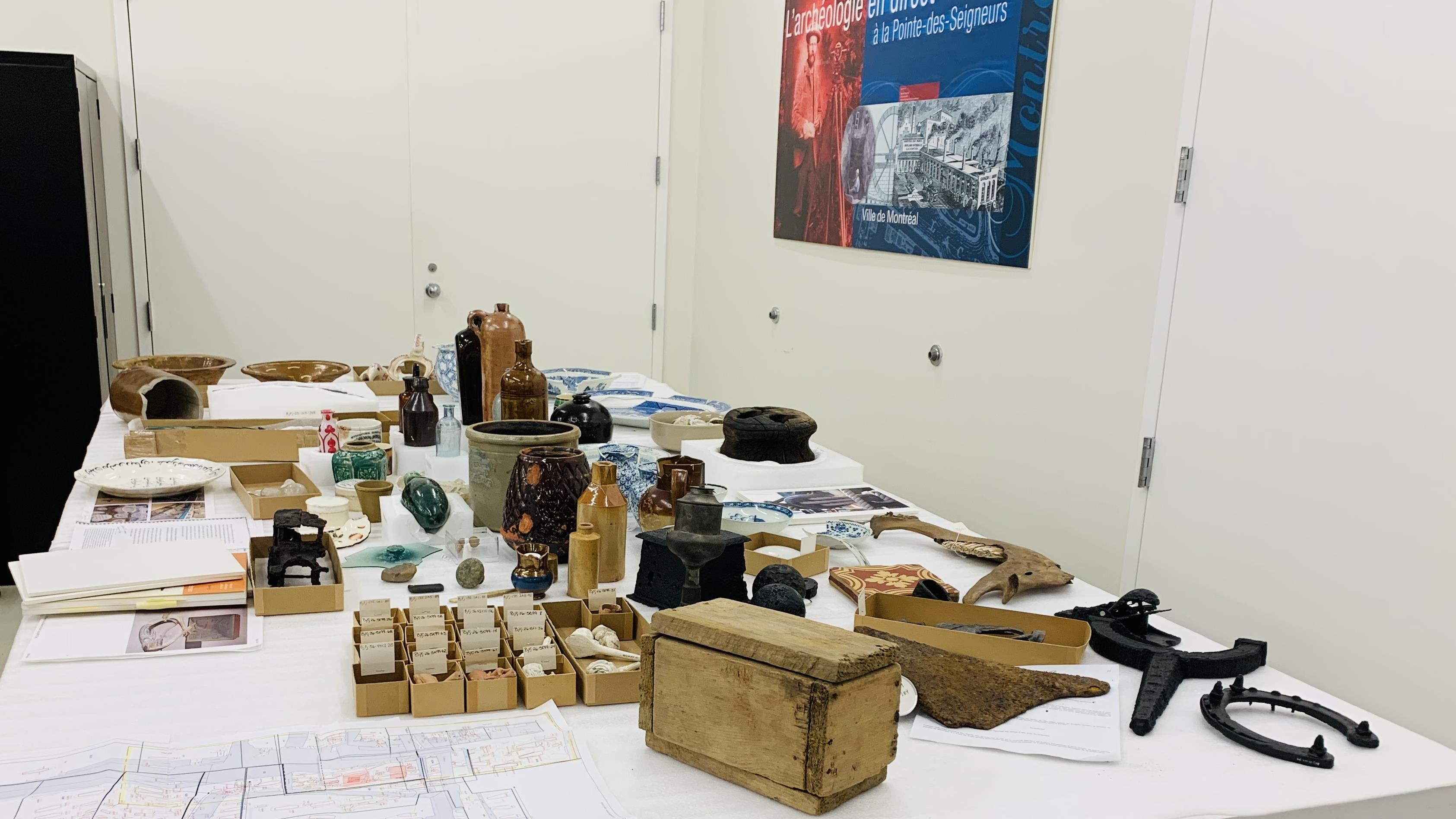 Des objets et ossements racontent l’histoire de Montréal | OHdio ...