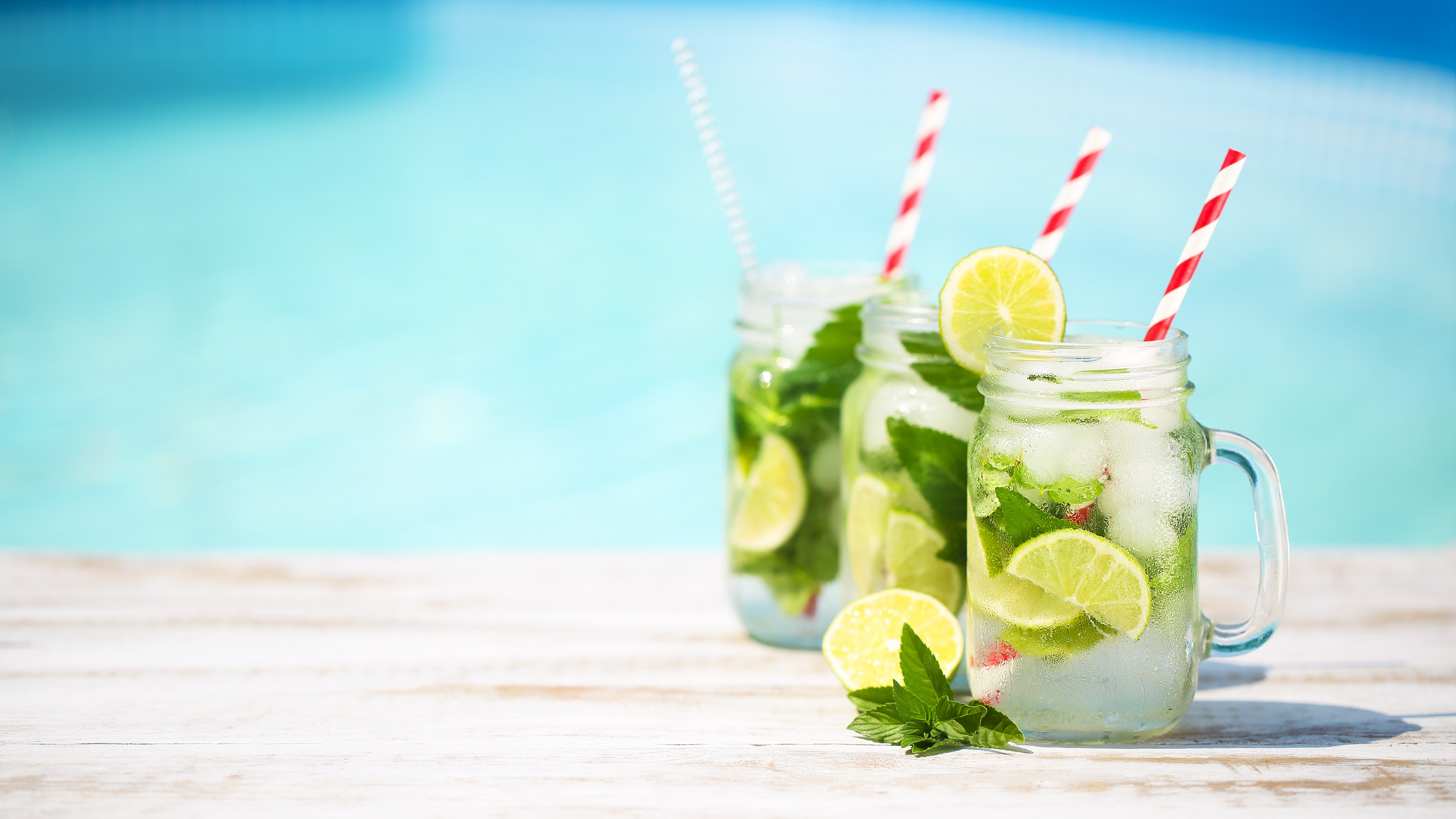 Quatre boissons pour la vague de chaleur