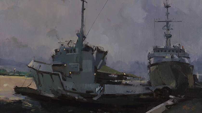 Peintre officiel de la Marine nationale : une profession toujours vivante