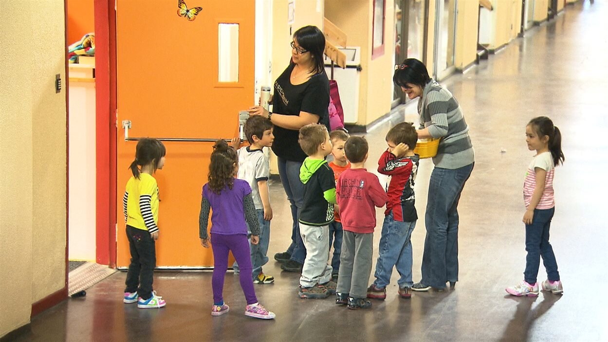 Les 78 enfants du CPE le Mur-Mûr à Fermont | OHdio | Radio-Canada
