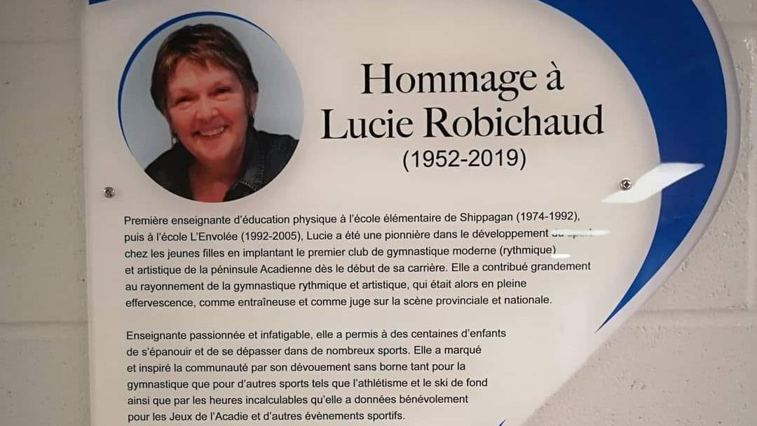 Hommage à Lucie Robichaud : Une enseignante qui a marqué Shippagan ...