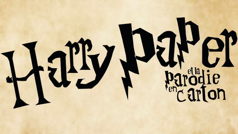 Le spectacle Harry Paper et la parodie en carton, inspiré d'Harry Potter