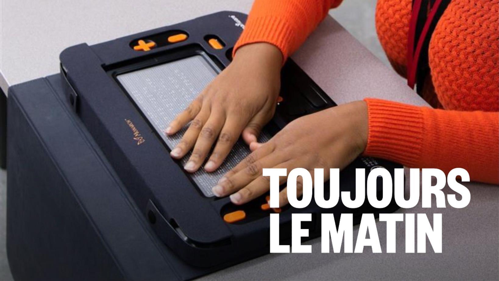 Apprendre le braille… sur une tablette! | OHdio | Radio-Canada