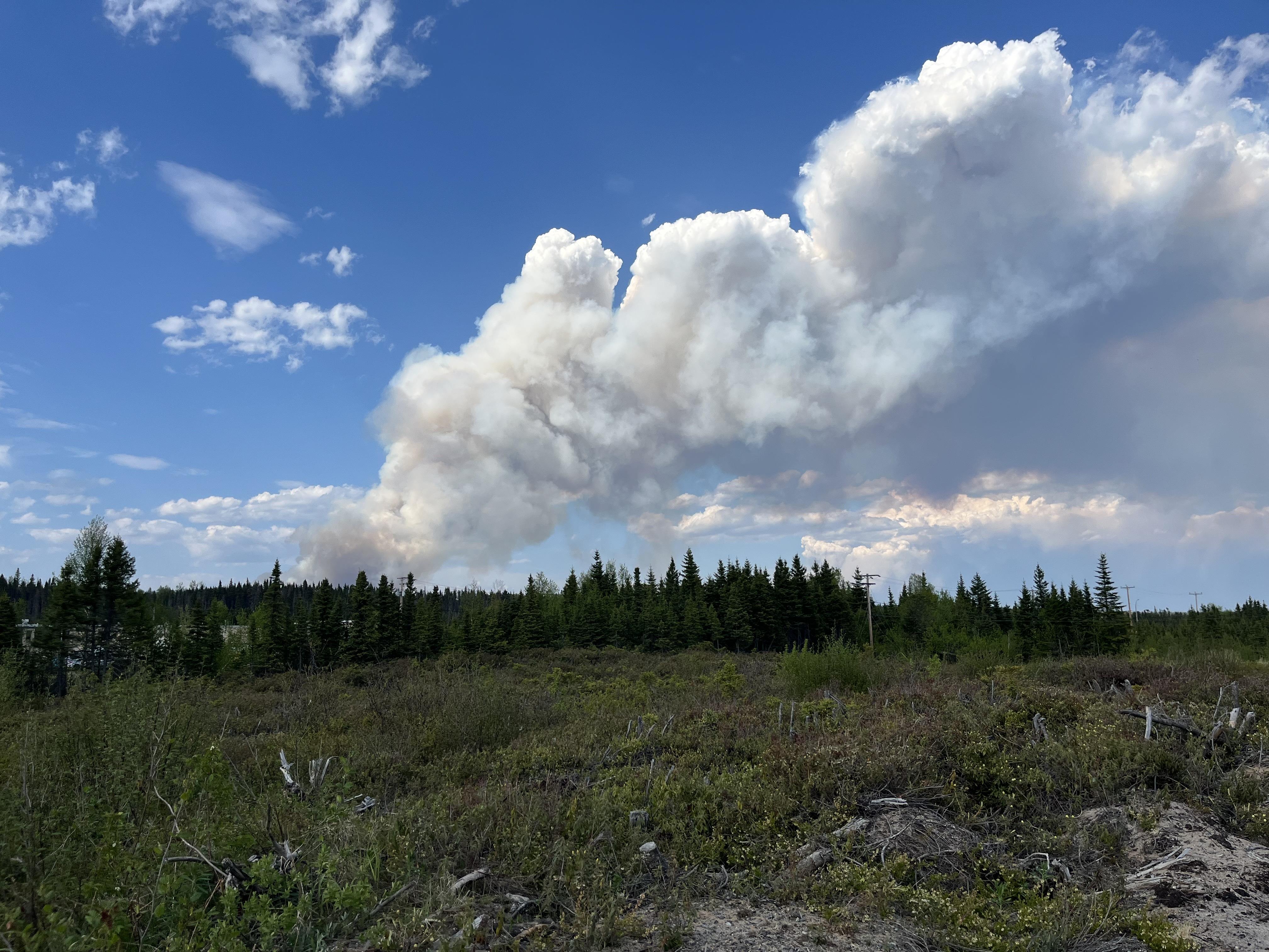 Des feux de forêt à Sept-Iles | OHdio | Radio-Canada