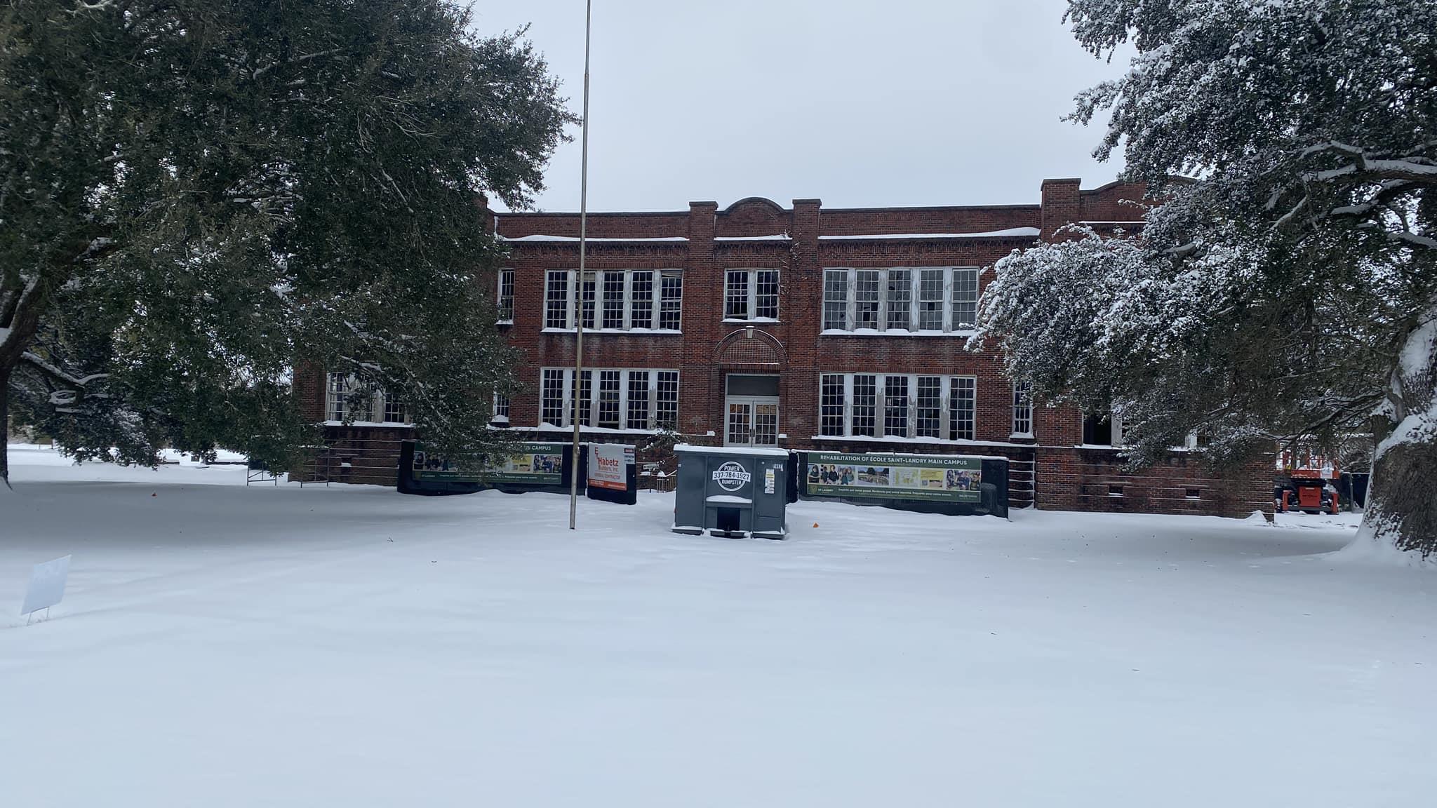 La Louisiane touchée par une rare chute de neige | OHdio | Radio-Canada