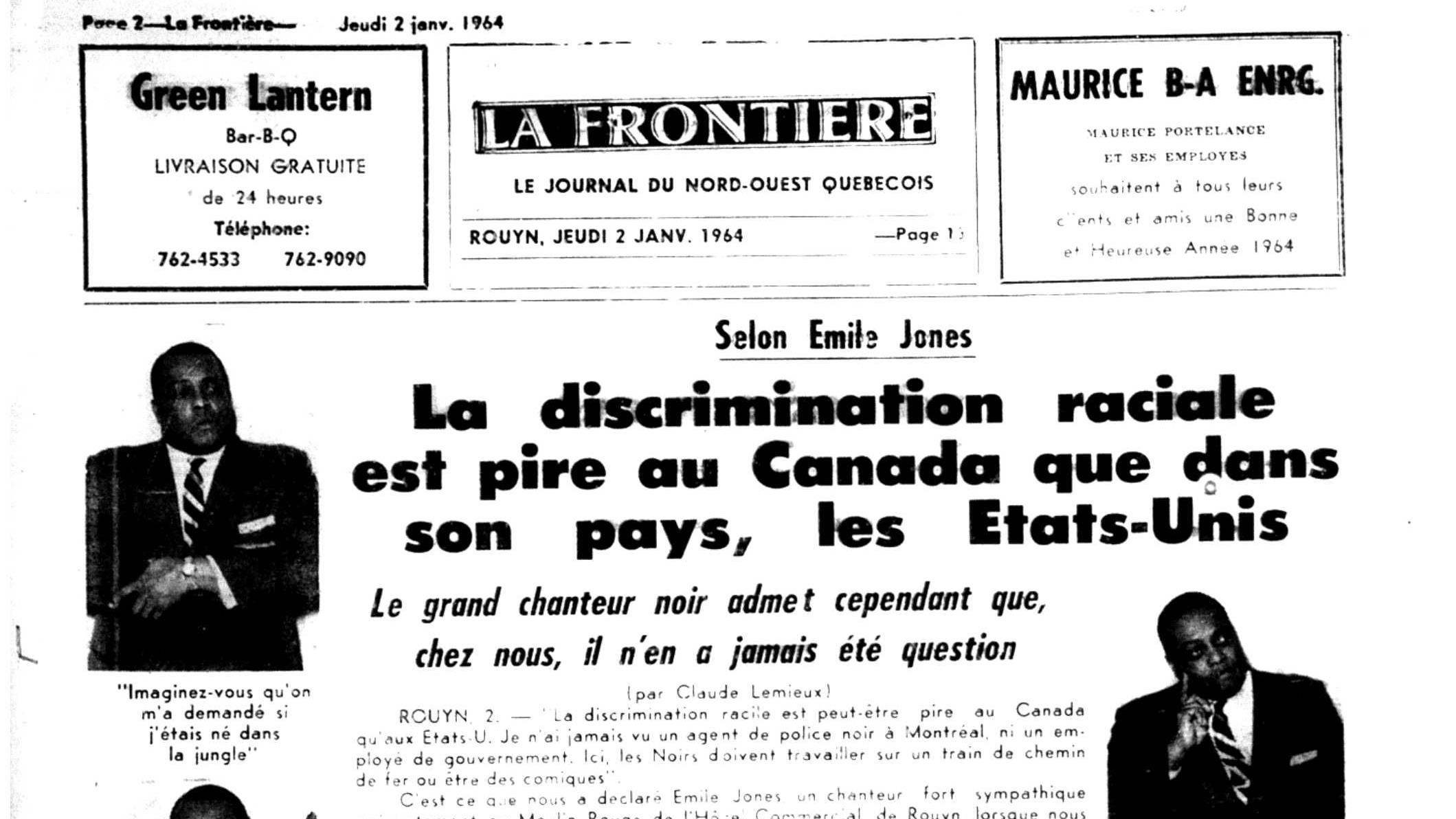 Quand Rouyn-Noranda était une terre d'accueil pour les musiciens afro ...