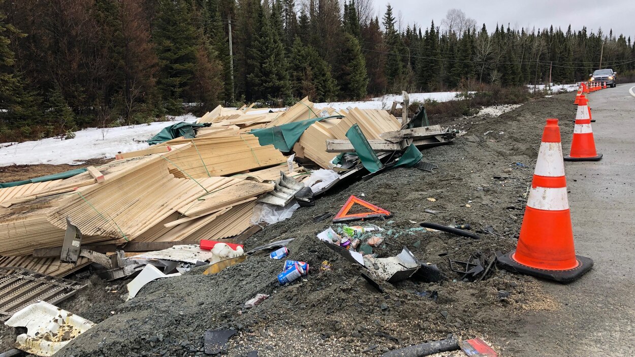 Circulation en alternance sur la route 117 à Rouyn-Noranda | Radio-Canada