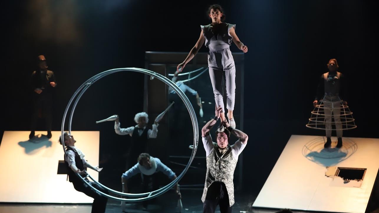 Machine de cirque en spectacle au Bas-Saint-Laurent