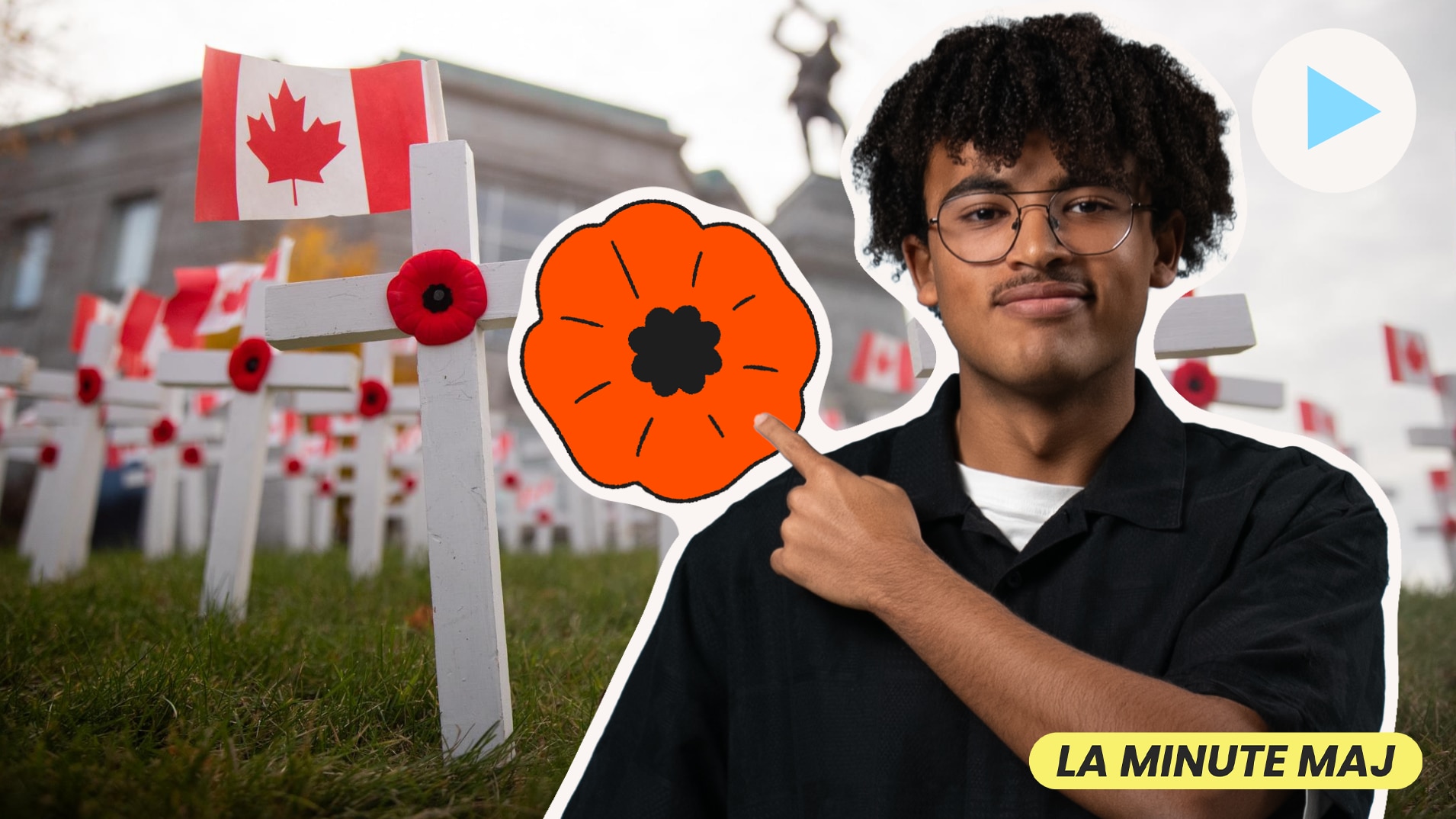 L’origine du coquelicot, symbole du jour du Souvenir | MAJ | Radio-Canada