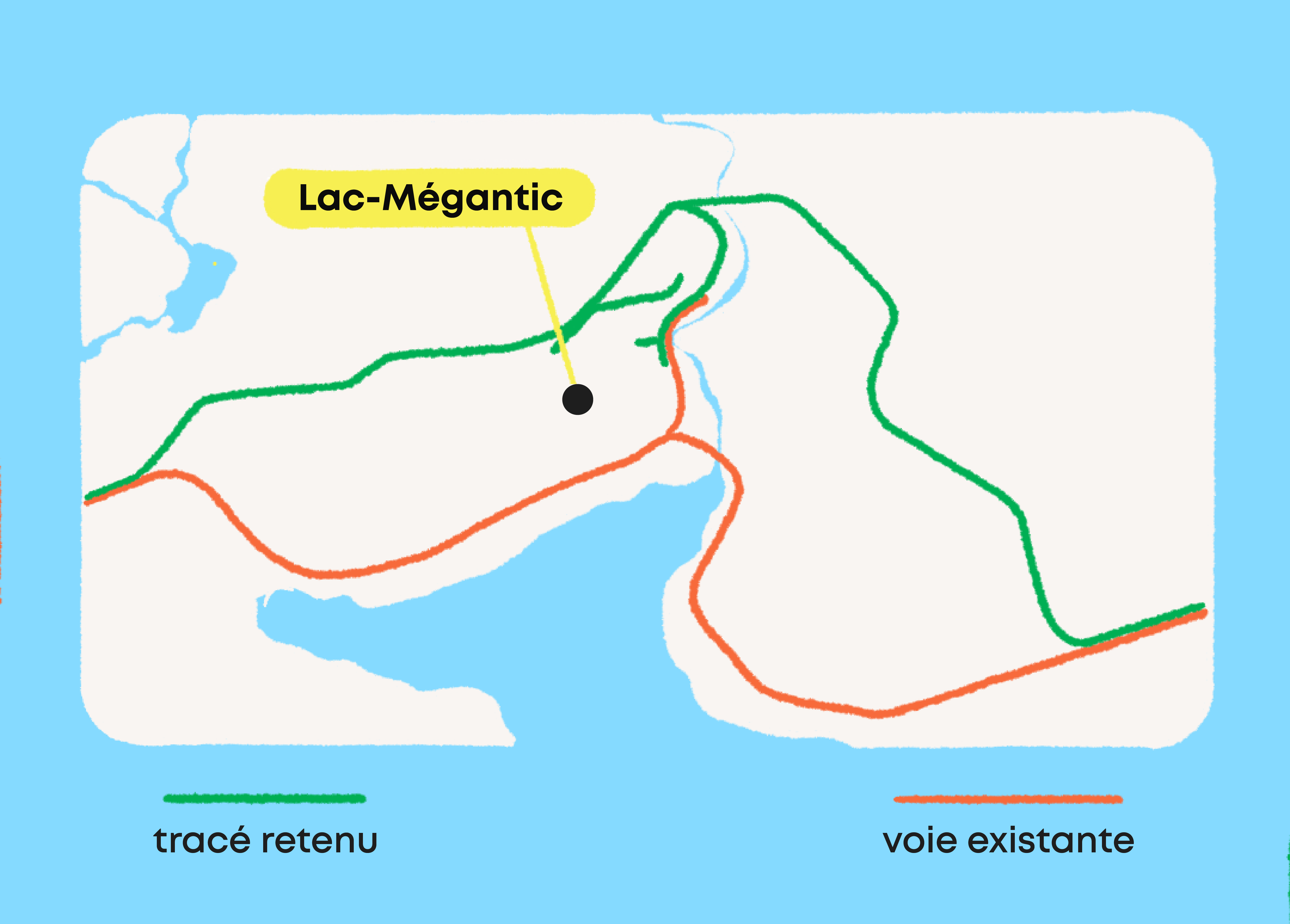 À Lac-Mégantic, un chemin de fer qui divise | MAJ | Radio-Canada