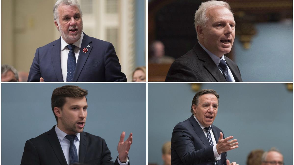 Entretien avec les quatre chefs des principaux partis politiques au ...