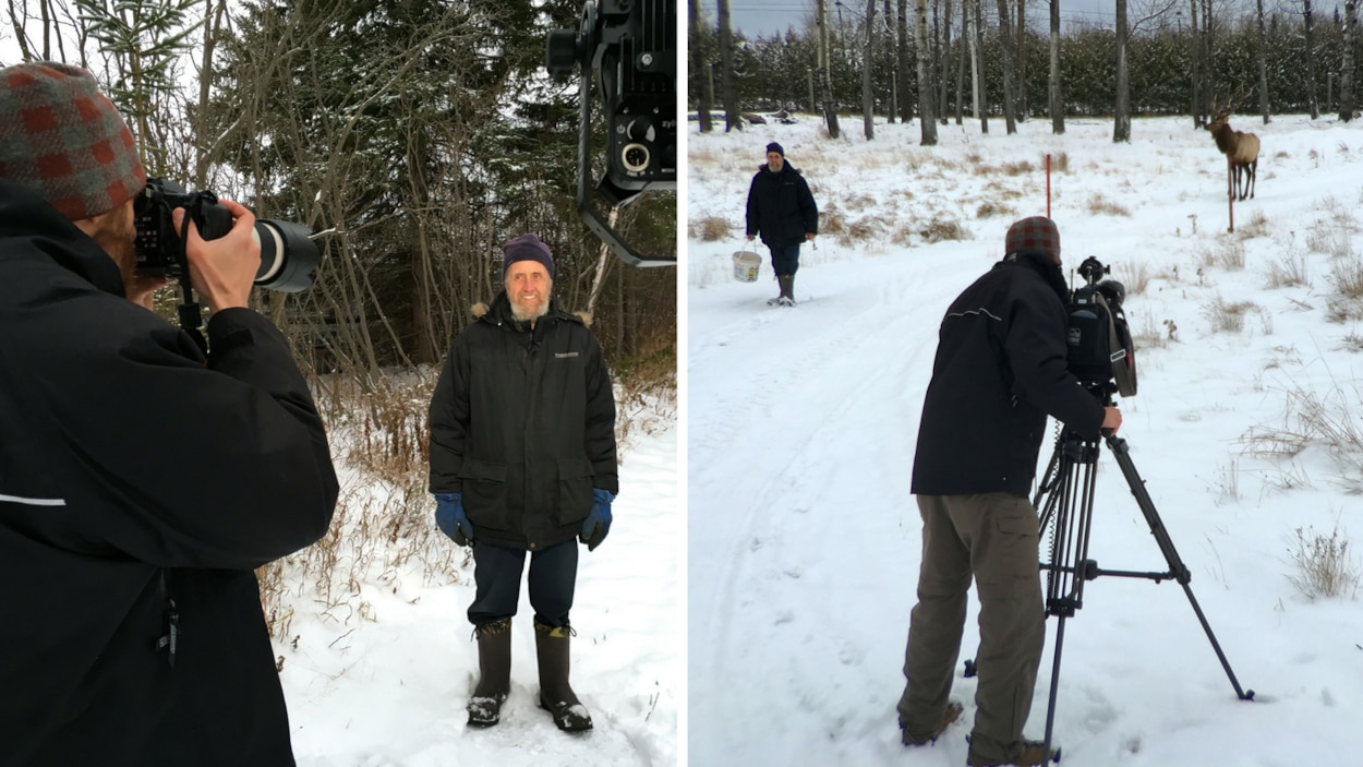 Gilles Boudreau, un guide animalier heureux à Timmins