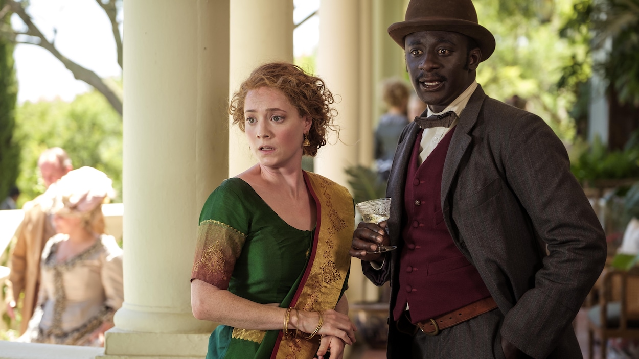 Leonie Benesch (Abigail “Fix” Fortescue) et Ibrahim Koma (Passepartout ...