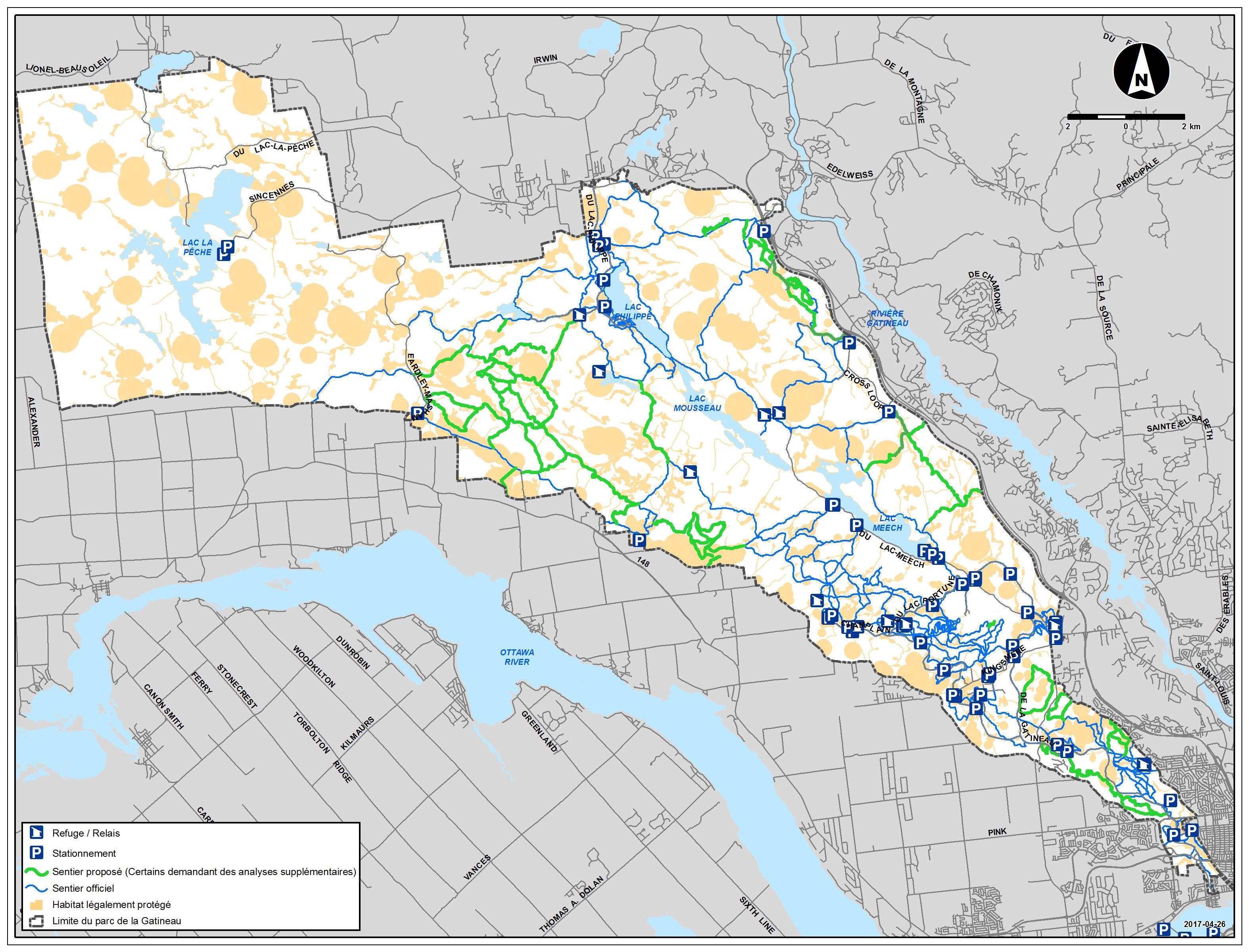 La CCN veut agrandir son réseau de sentiers dans le parc de la Gatineau ...